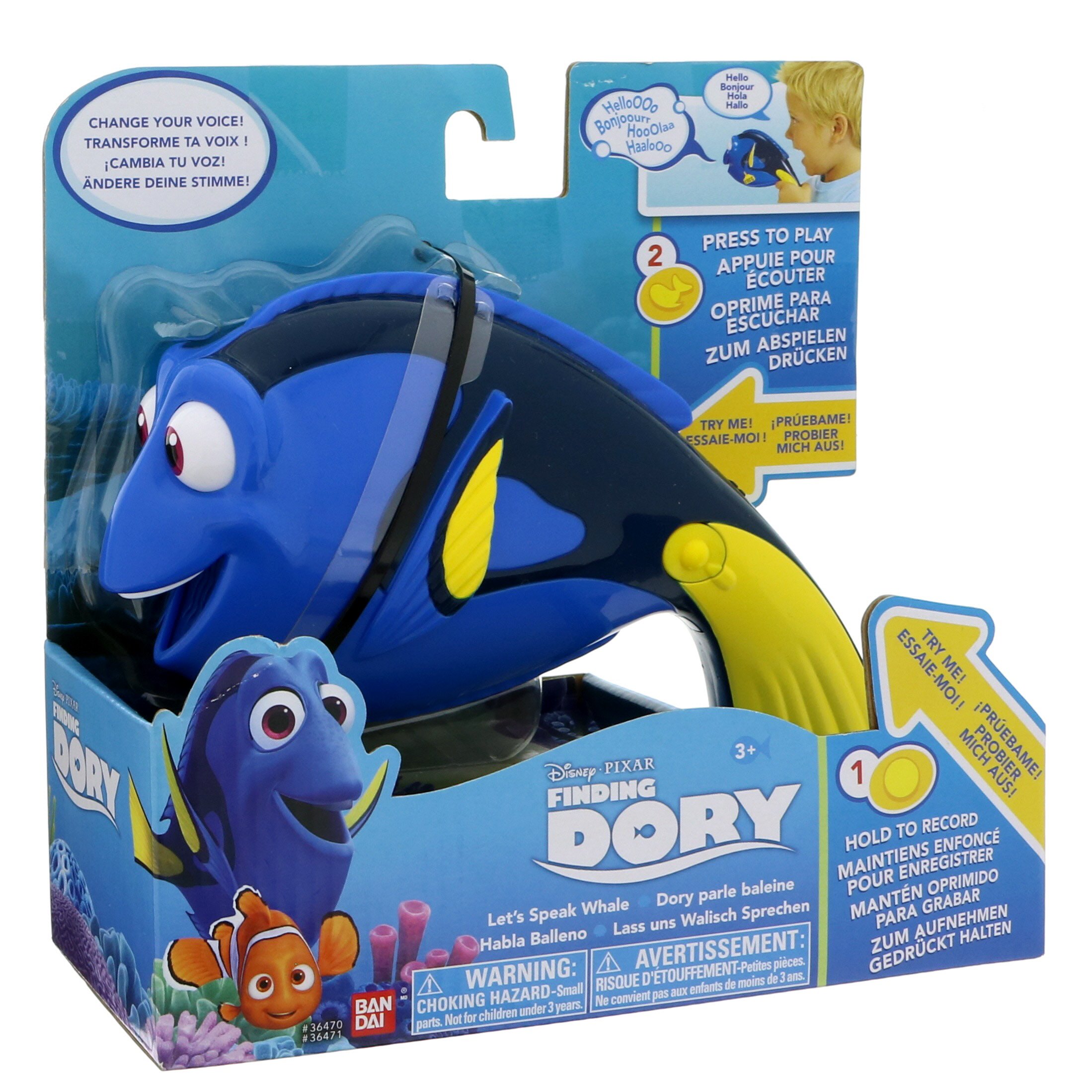 Bandai America Disney Finding Dory Lets Speak Whale Dory - Shop ...