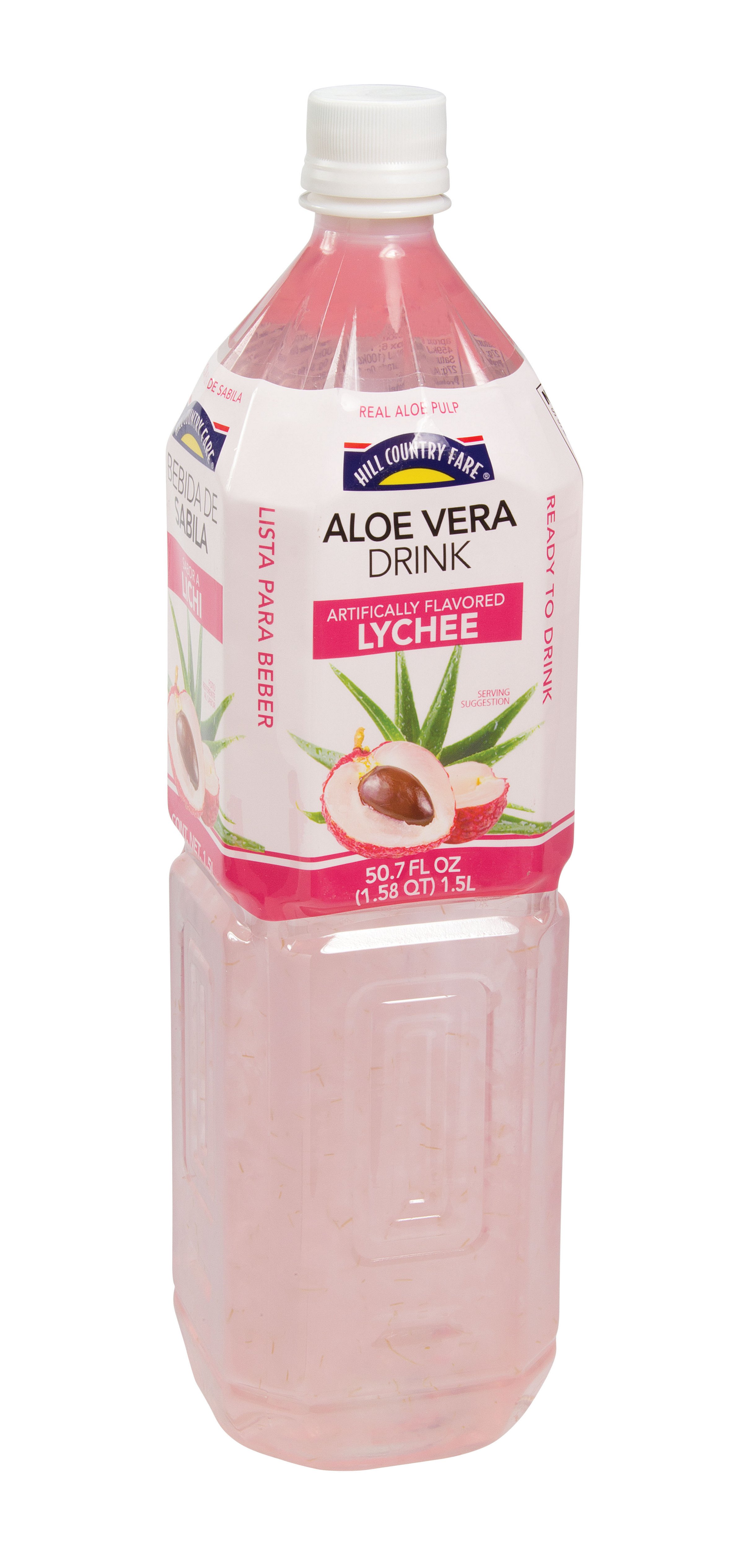 Hill Country Fare Aloe Lychee - Shop Juice at H-E-B