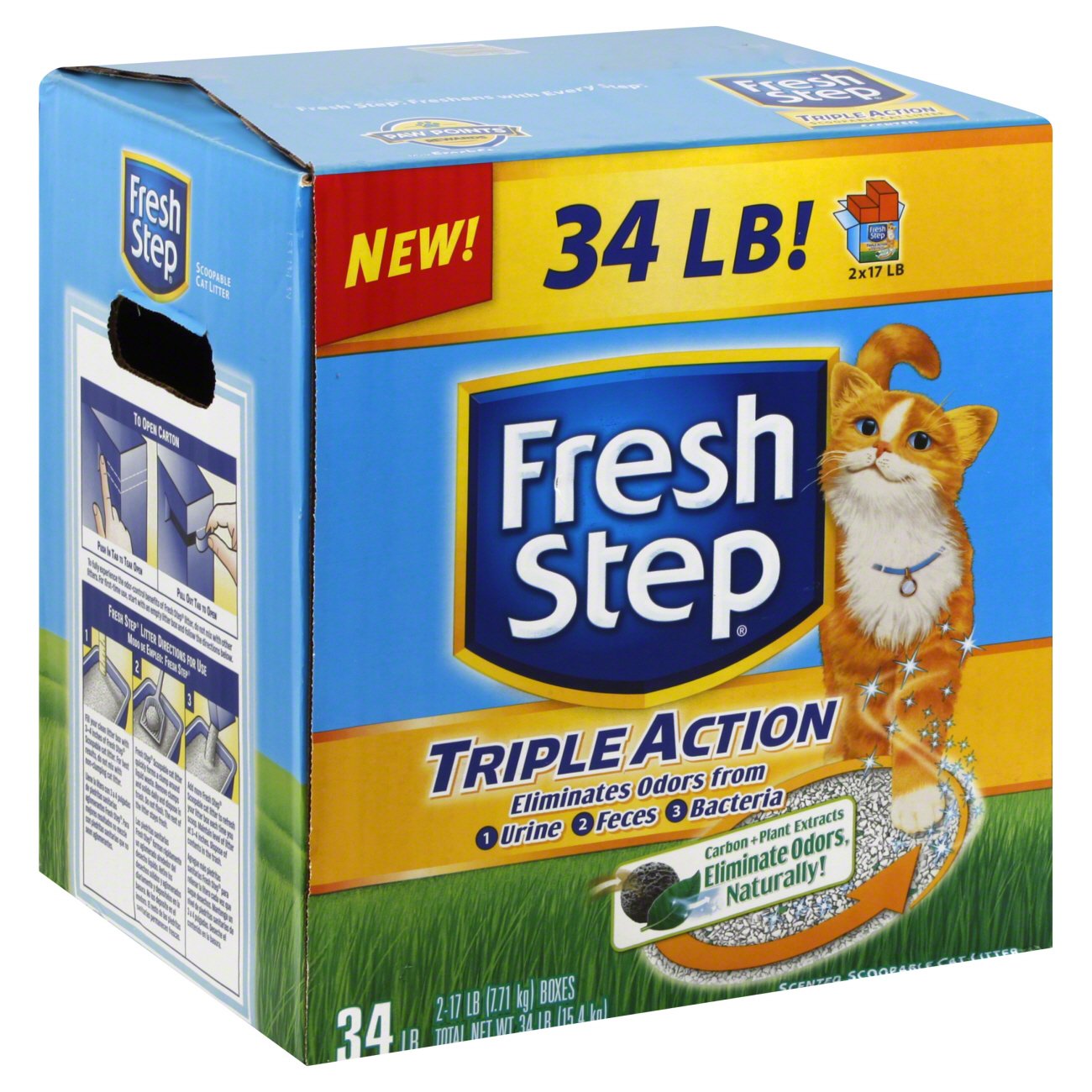 Fresh Step Triple Action Scented Scoopable Litter - Shop Litter ...