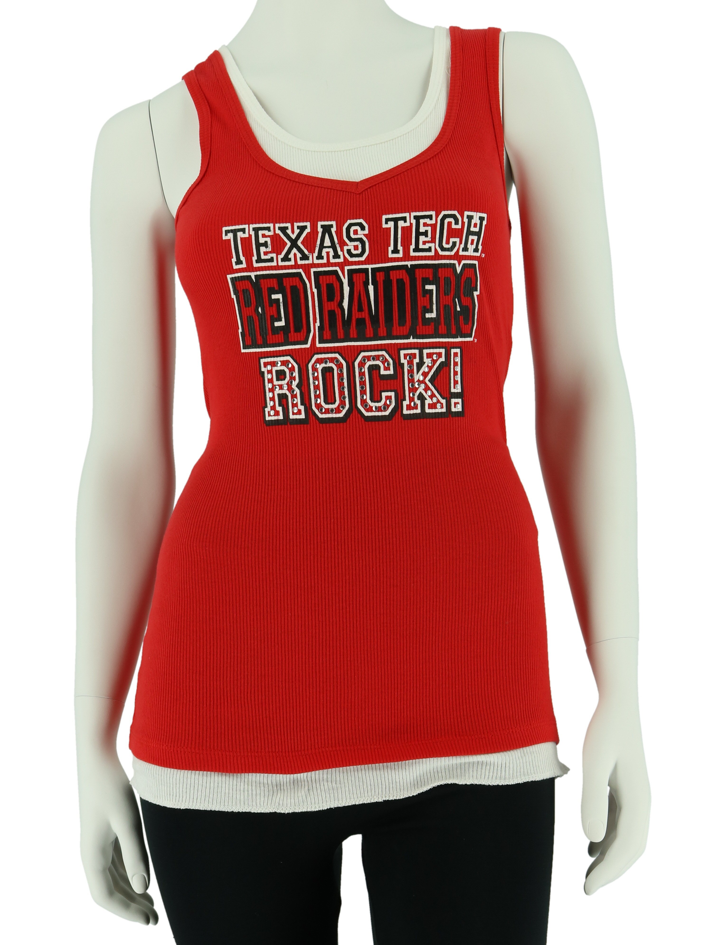 Texas Tech Women's Layered Bling Tank - Shop Team apparel at H-E-B