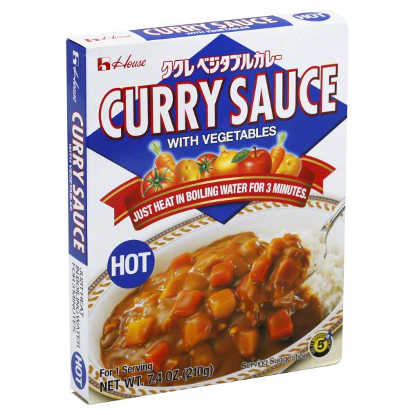 House Foods Curry Sauce with Vegetables Hot - Shop Pantry meals at H-E-B
