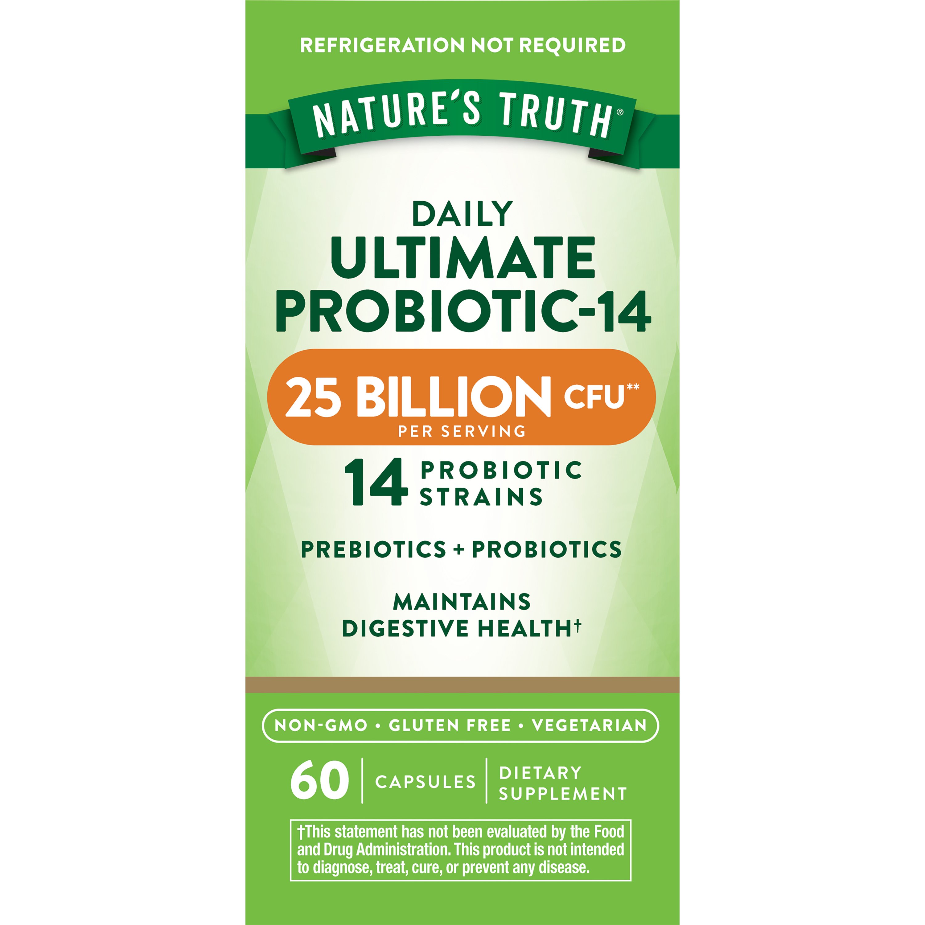 Nature's Truth Daily Ultimate Probiotic-14 Capsules - Shop Diet ...