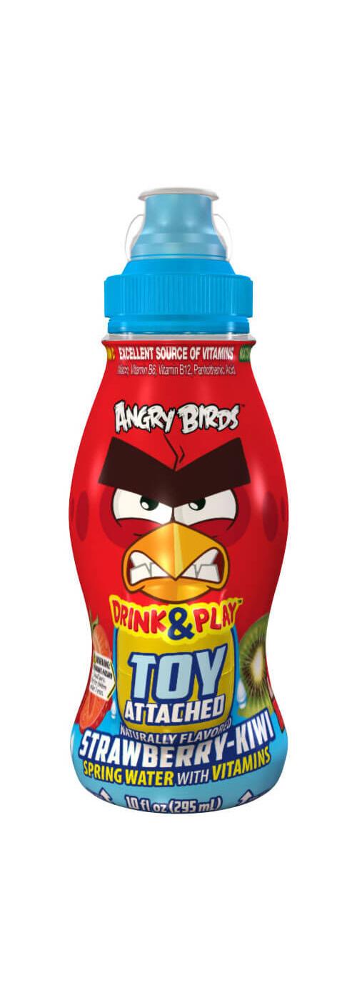 Surprise Drinks Drink & Play Angry Birds Strawberry-Kiwi Spring Water, Design Assortment Varies ...