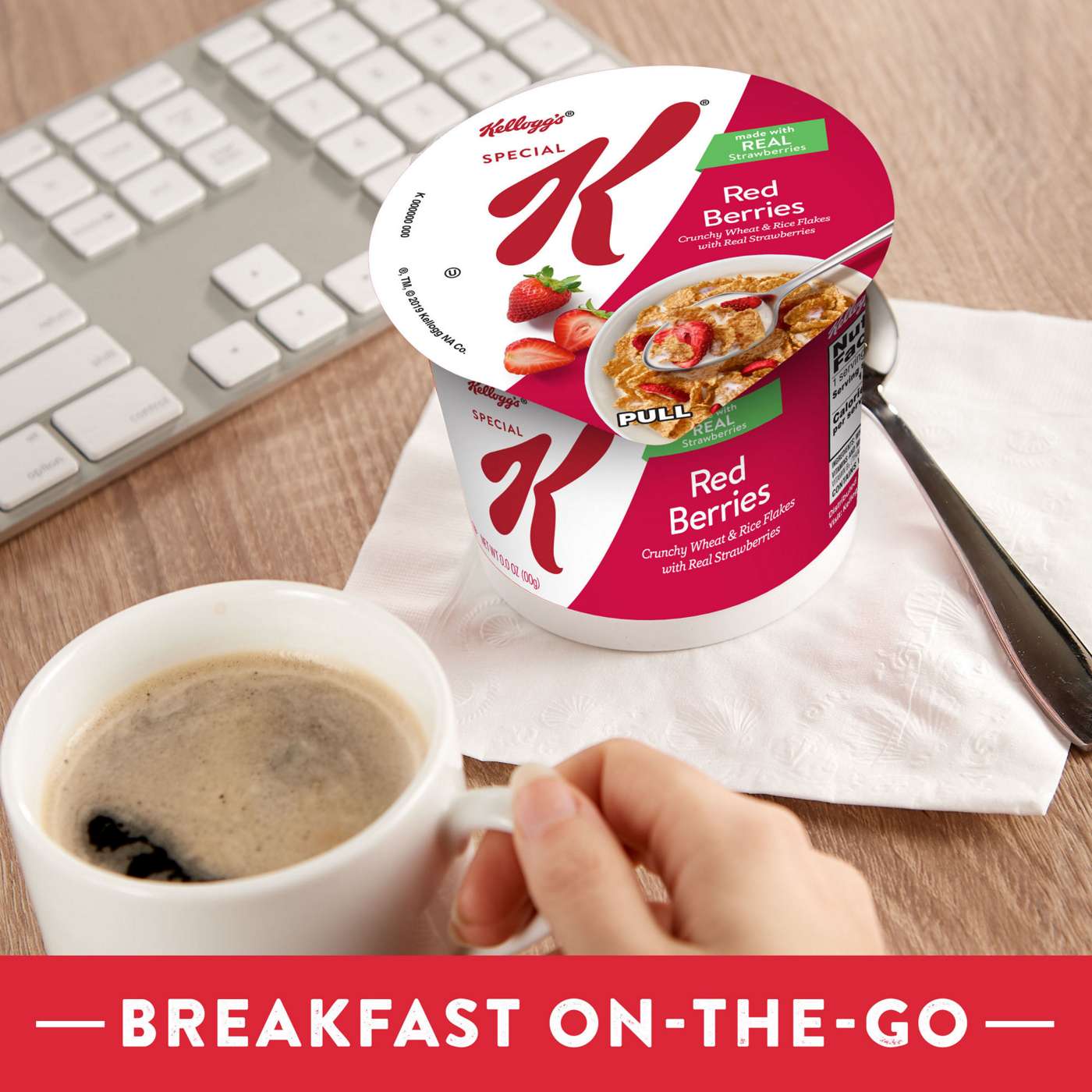Kellogg's Special K Red Berries Cereal Cup - Shop Cereal at H-E-B