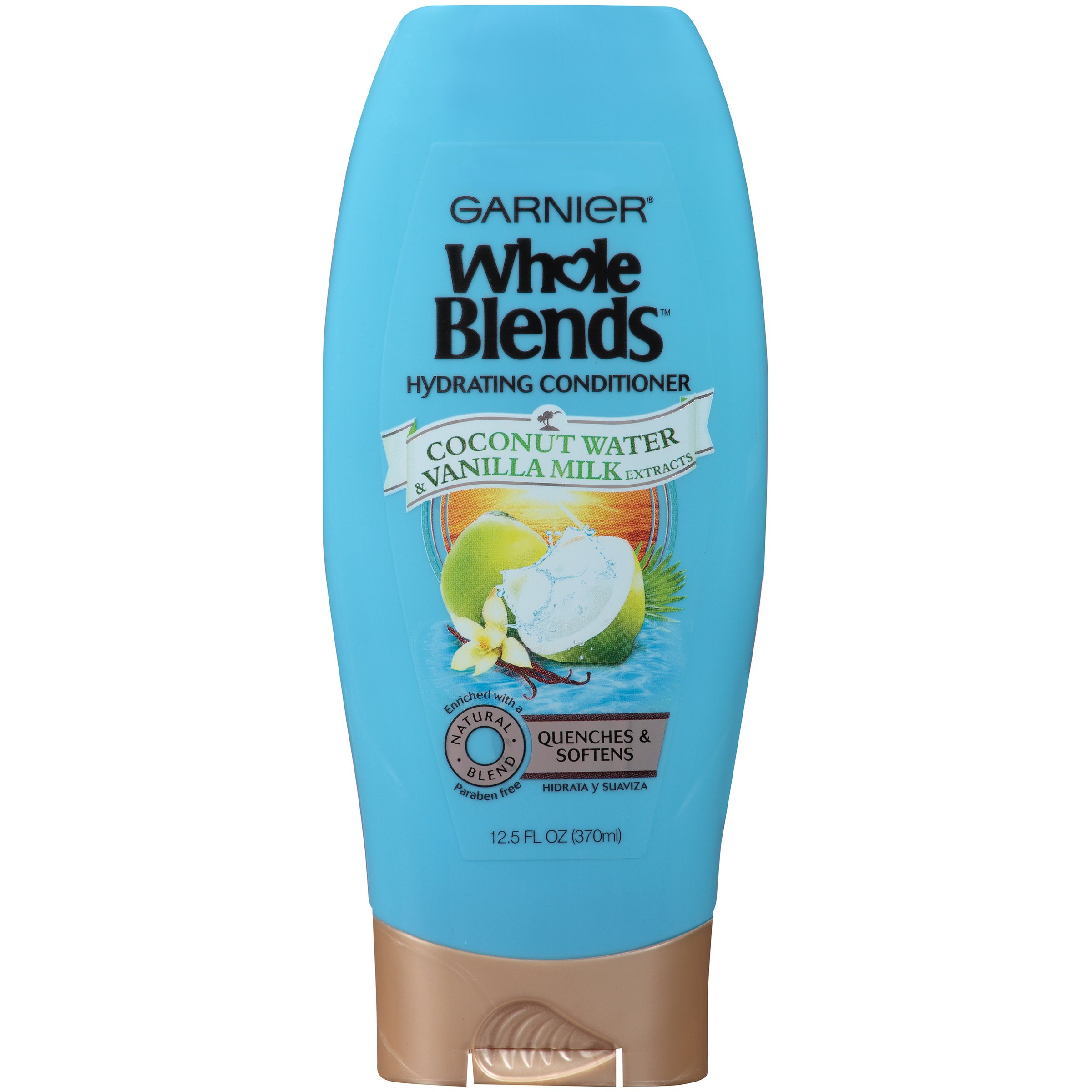 Garnier Whole Blends Conditioner with Coconut Water & Vanilla Milk ...