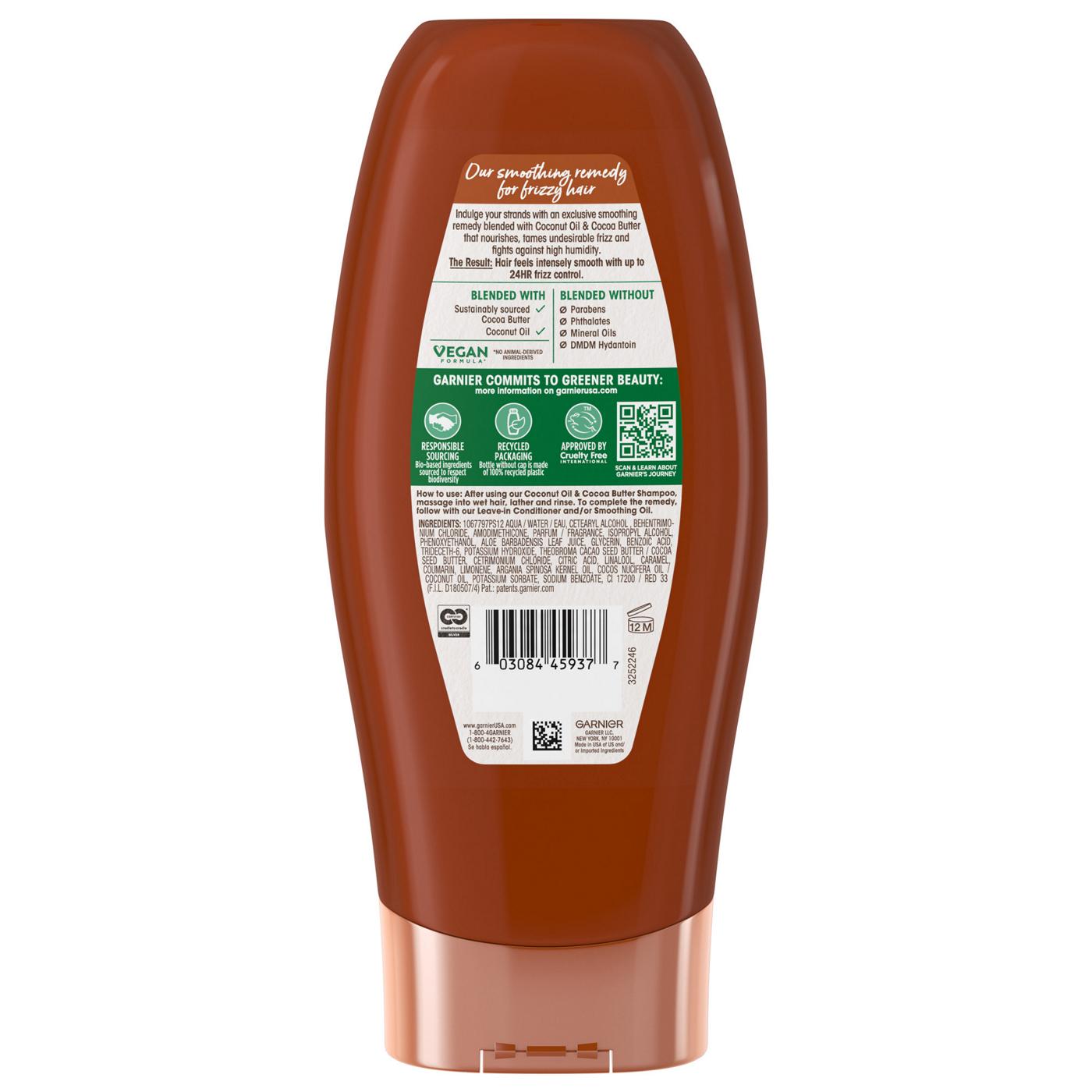 Garnier Whole Blends Smoothing Conditioner - Coconut Oil & Cocoa Butter ...