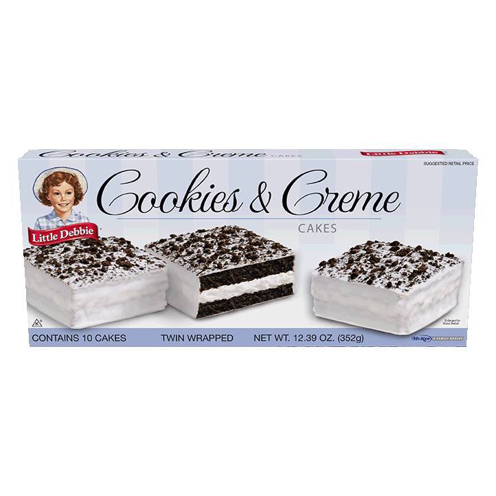 Little Debbie Cookies & Creme Cakes - Shop Snack cakes at H-E-B
