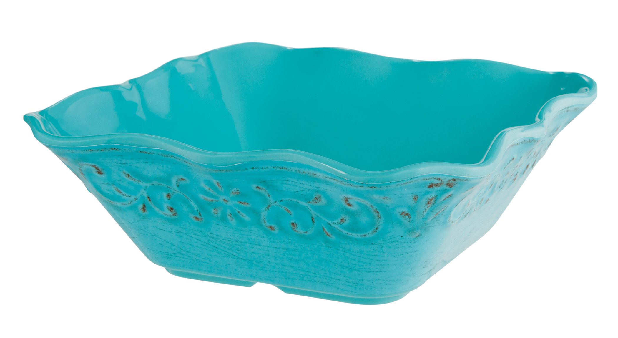 Dining Style Embossed Scroll Small Bowl Melamine Mint - Shop Bowls at H-E-B