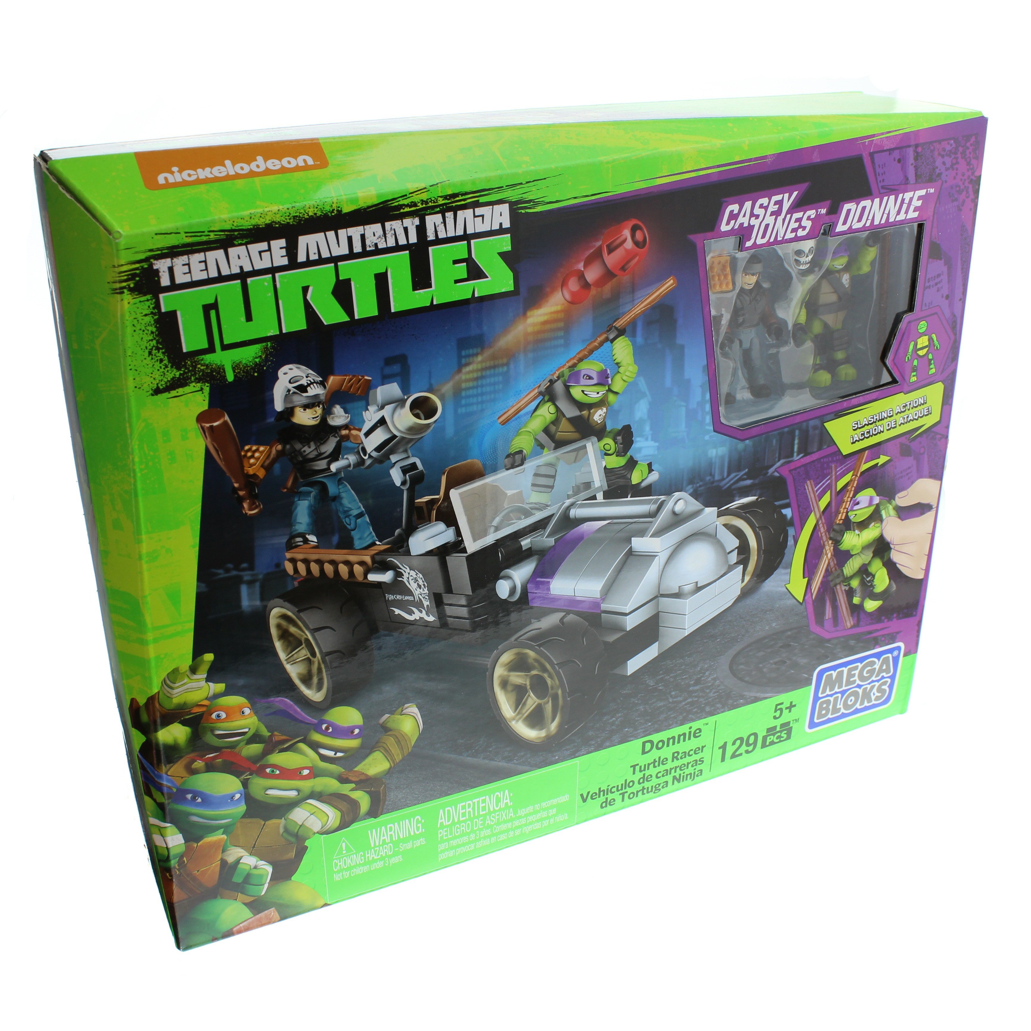 Mega Bloks TMNT Donnie Turtle Racer - Shop Lego & Building Blocks at H-E-B