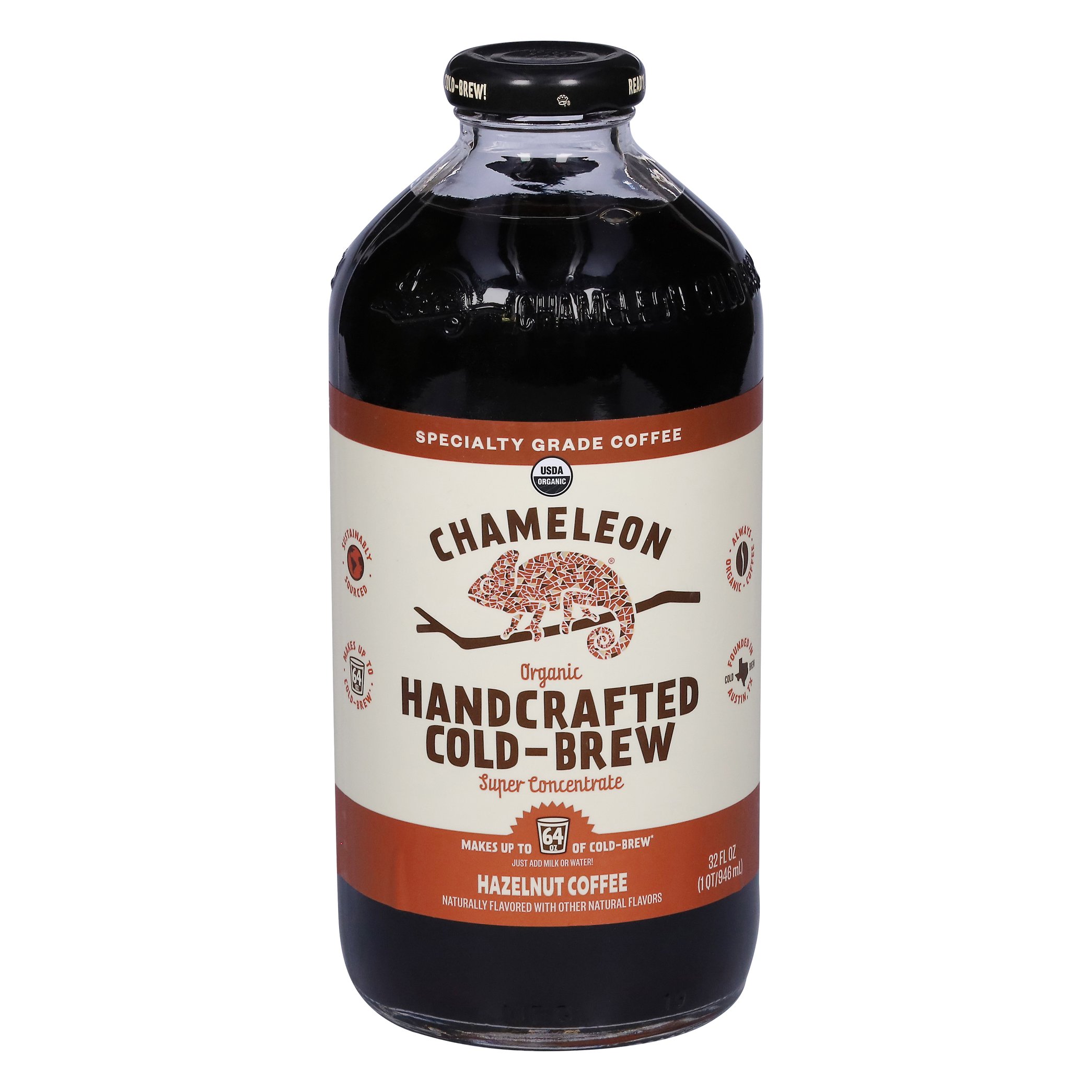 Chameleon Cold-Brew Super Concentrate Coffee - Hazelnut - Shop Coffee ...