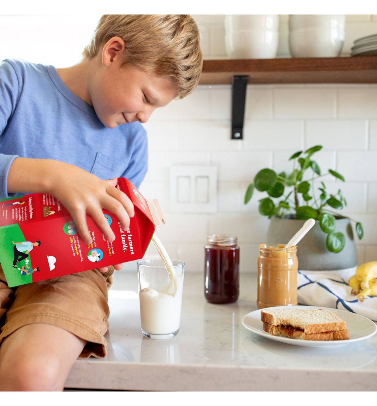 Horizon Organic Lactose Free Milk, Whole Milk - Shop Milk at H-E-B