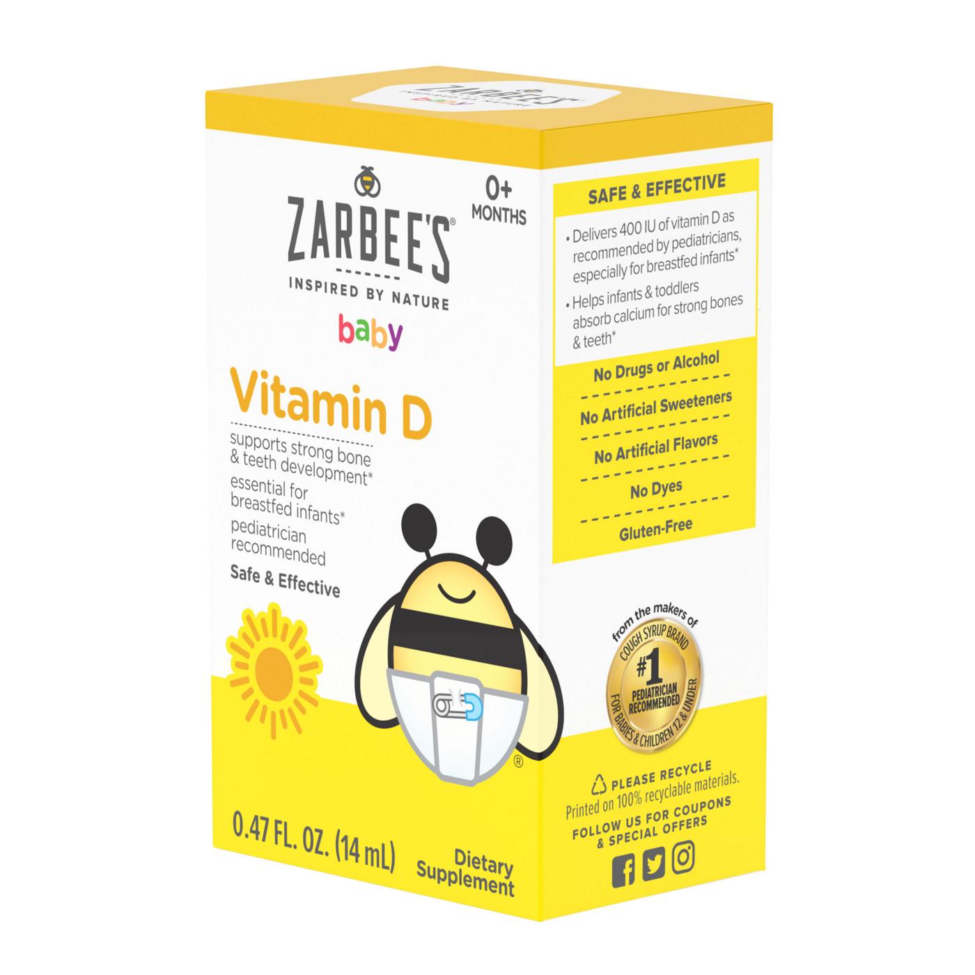 Zarbee's Baby Vitamin D Drops - Shop Vitamins A-Z at H-E-B