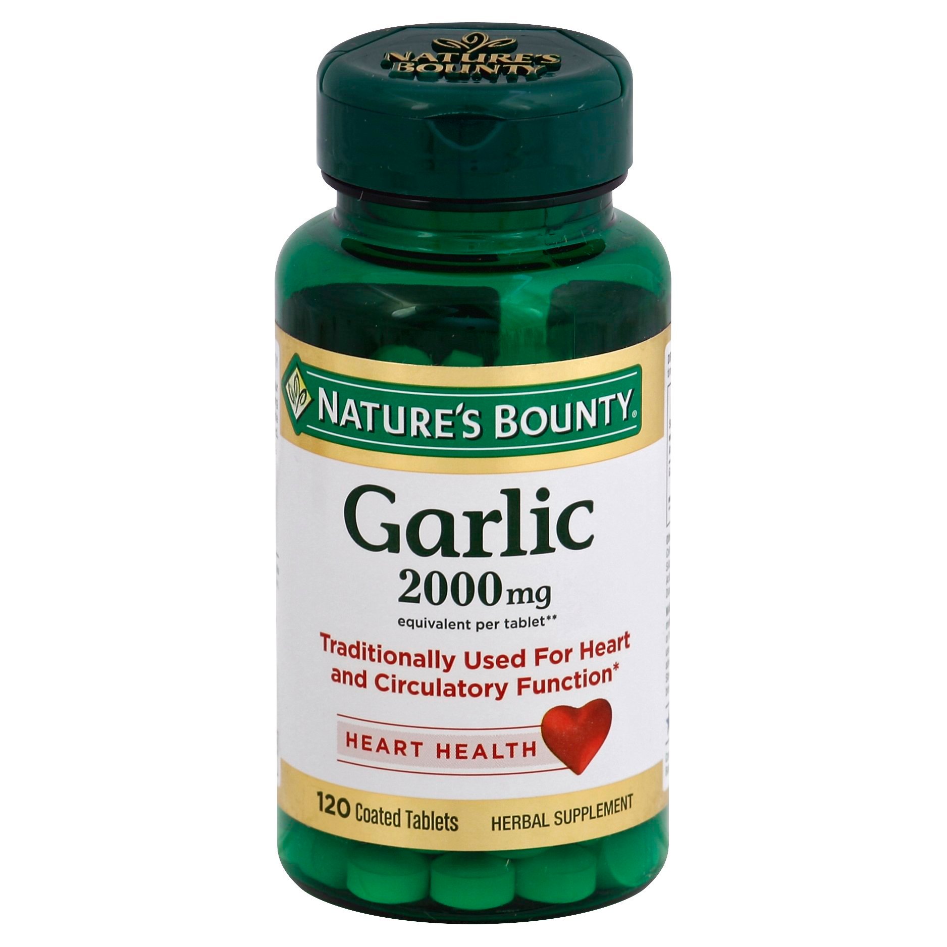Nature's Bounty Garlic 2000 mg Odorless Tablets - Shop Herbs & homeopathy at H-E-B