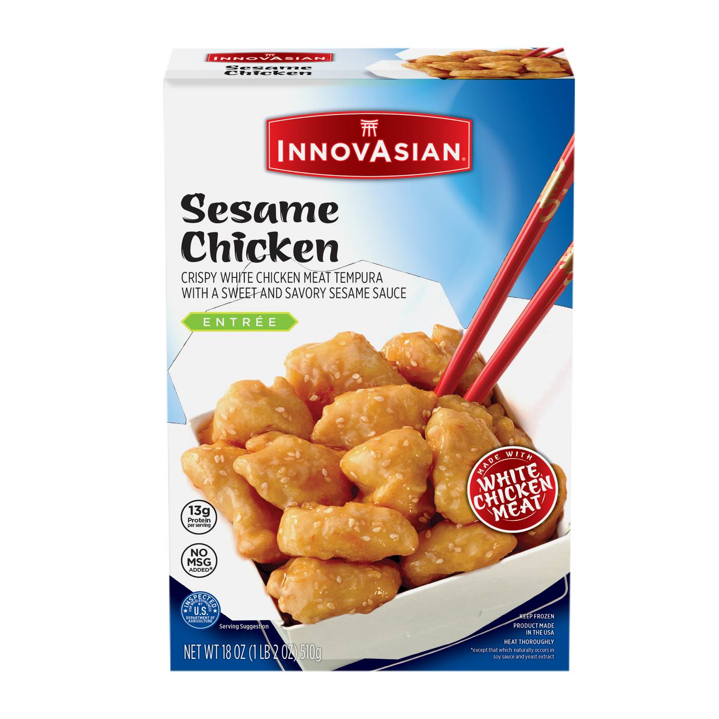 InnovAsian Frozen Sesame Chicken - Shop Entrees & sides at H-E-B