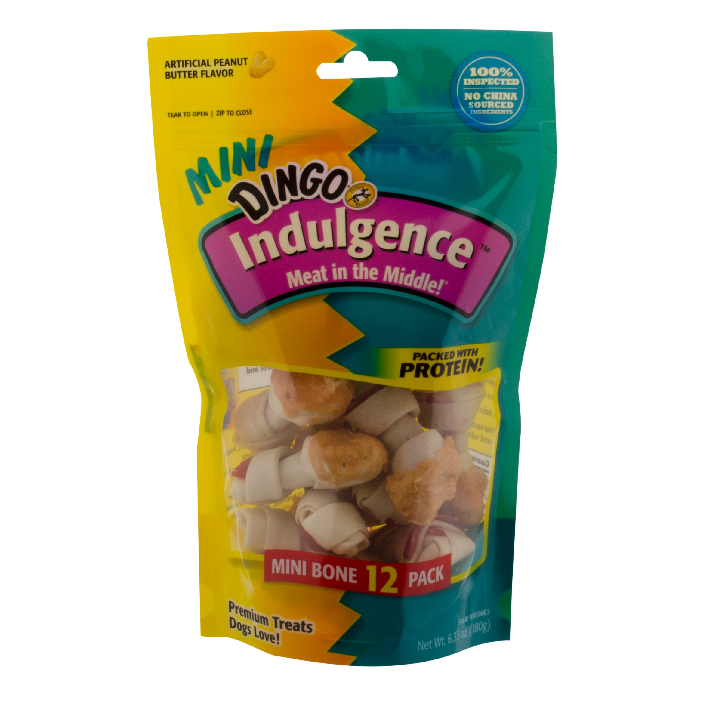Dingo Indulgence Mini Peanut Butter Dog Treats - Shop Bones & rawhides ...