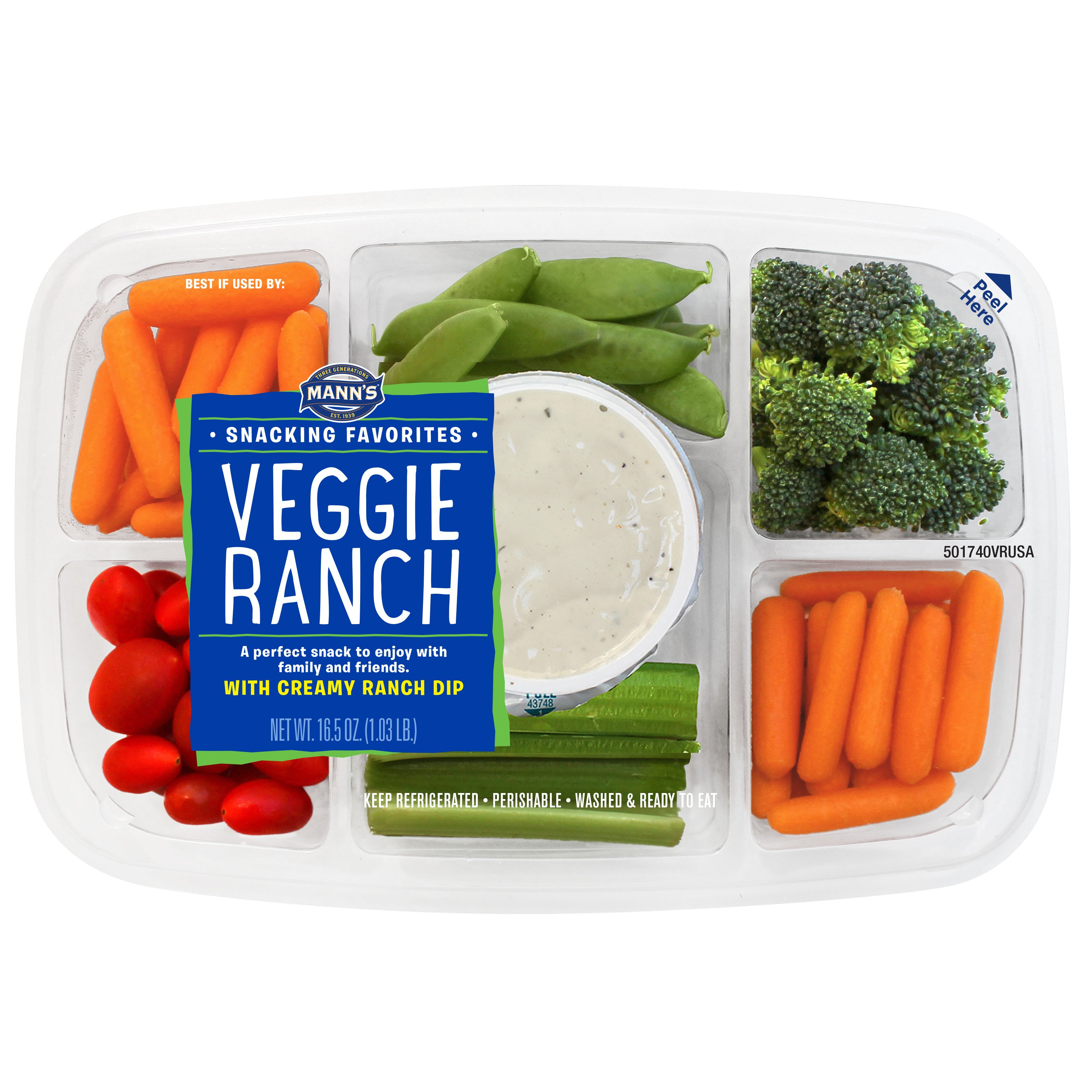 Mann's Veggie Ranch Party Tray - Shop Standard Party Trays at H-E-B