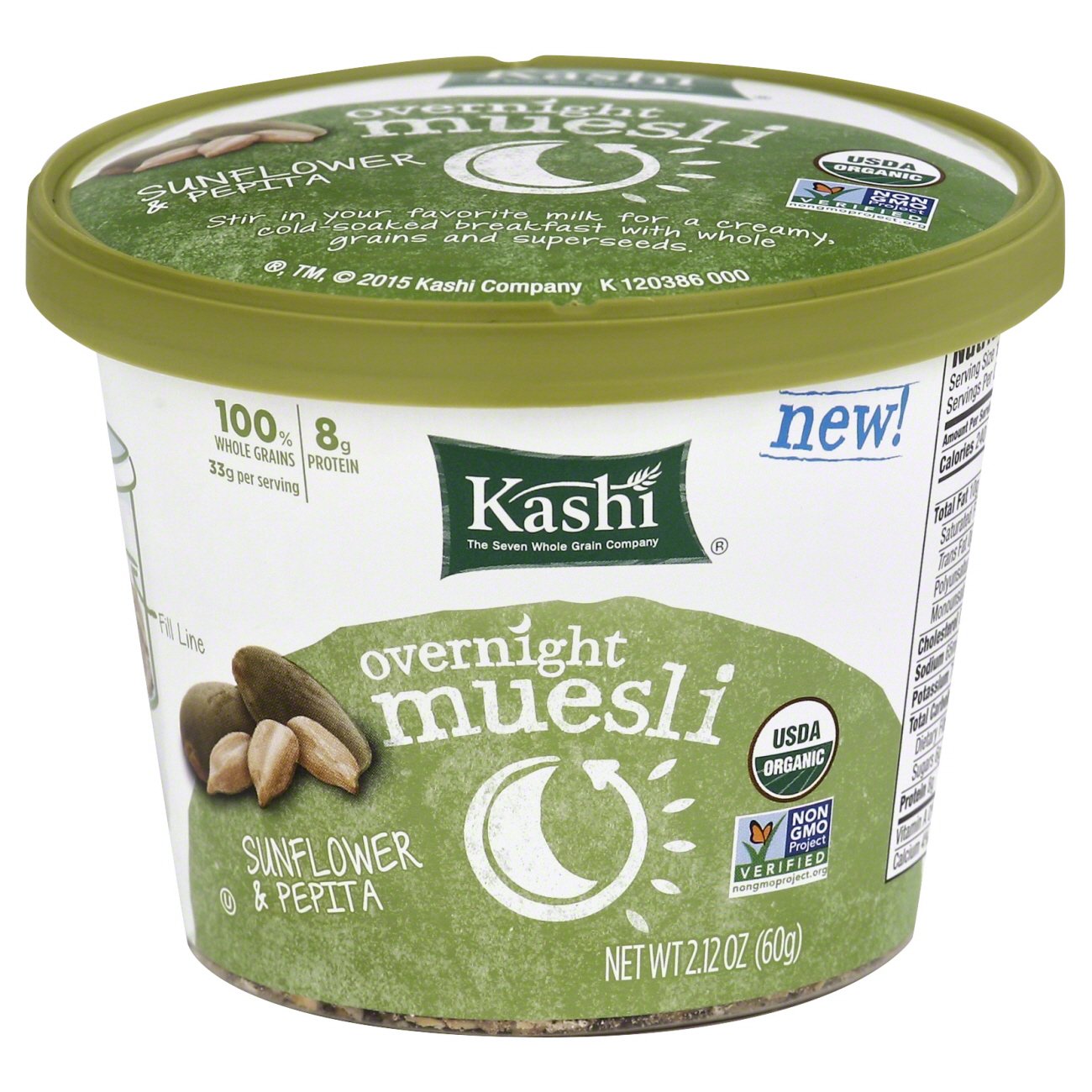Kashi Overnight Muesli Sunflower & Pepita - Shop Granola & snack bars ...