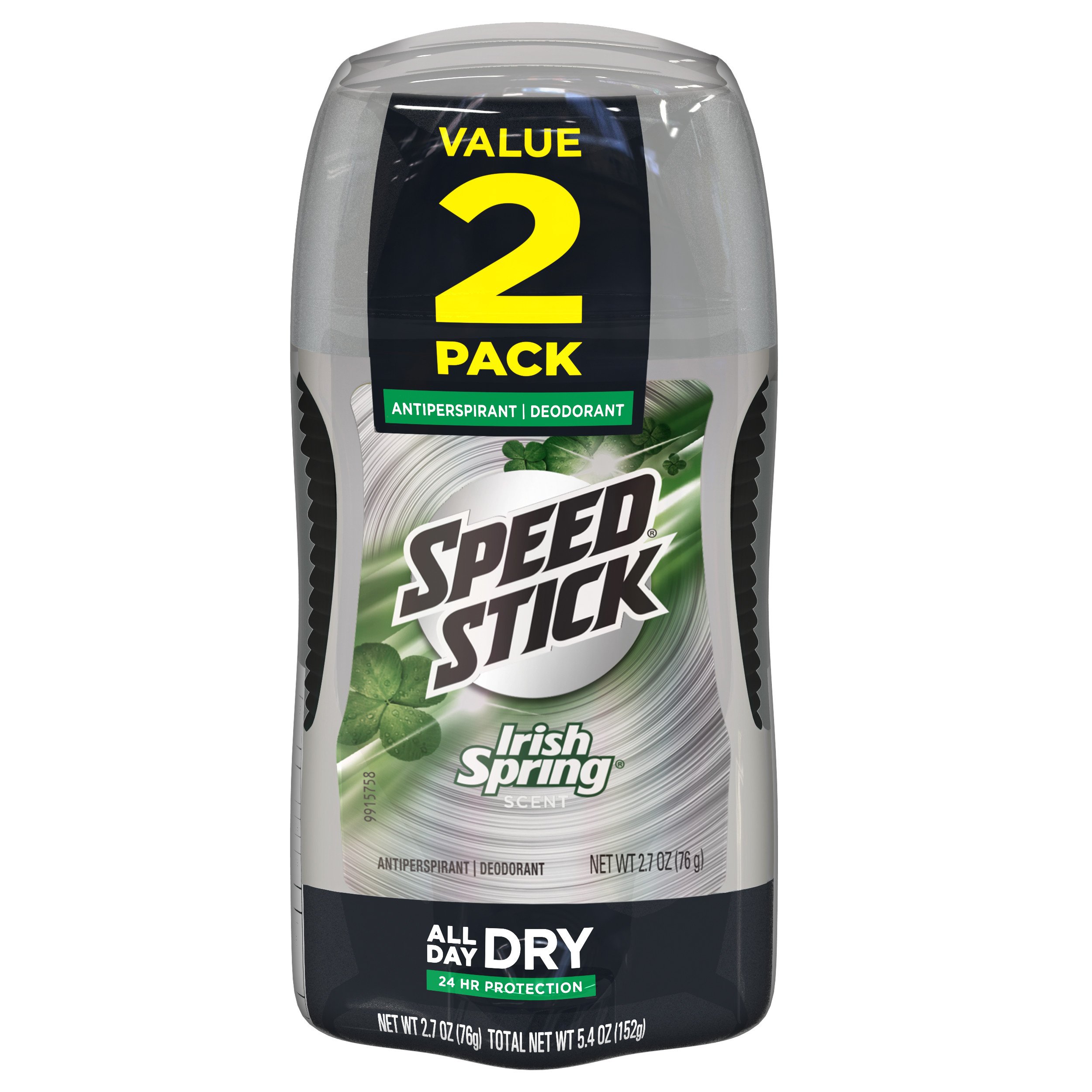 Speed Stick Irish Spring Original Antiperspirant Twin Pack - Shop ...