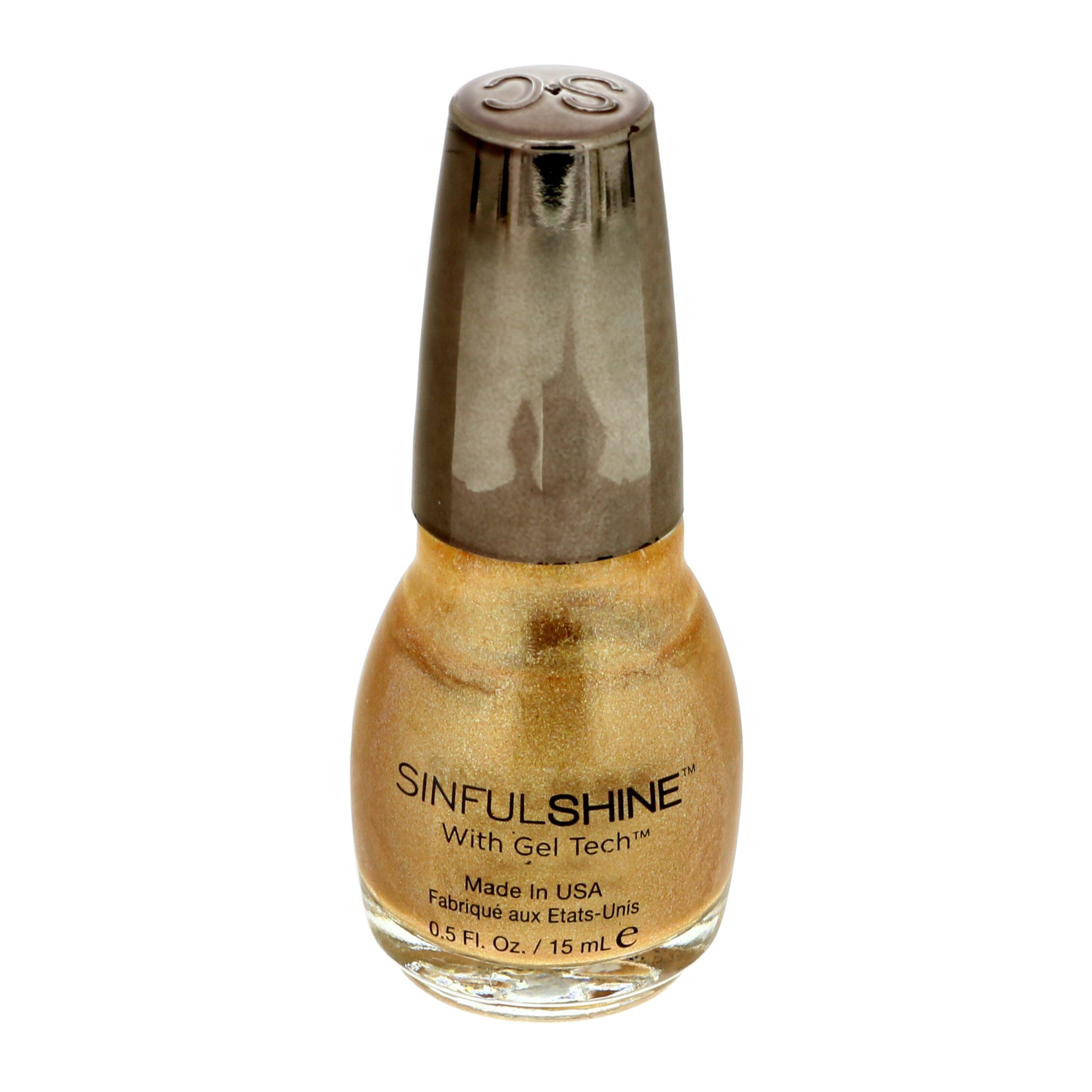 Sinful Colors Shine Gel Tech Nail Polish - Gold Star - Shop Nail polish ...