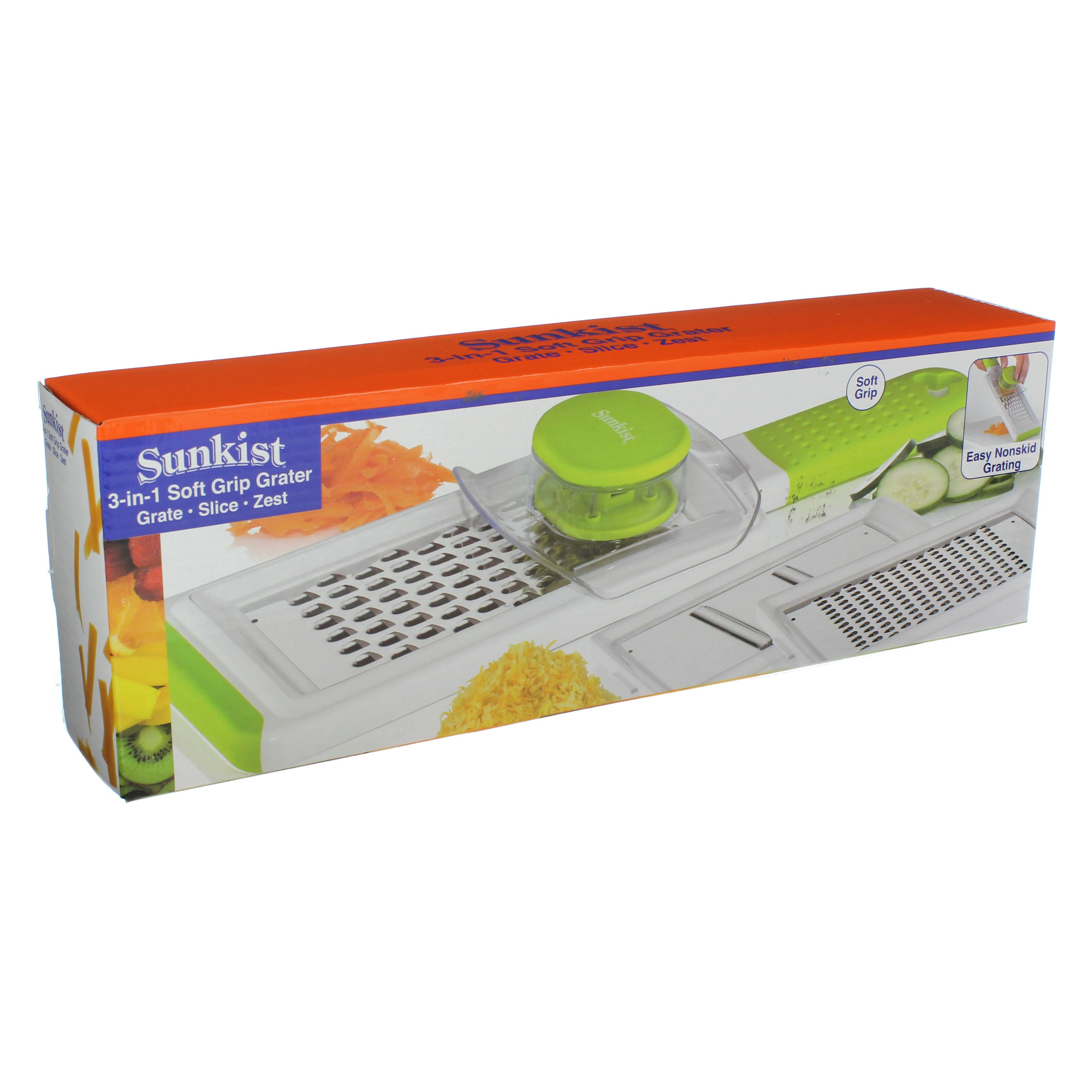 Sunkist Hand Grater With 3 Interchangeable Blades - Shop Utensils ...