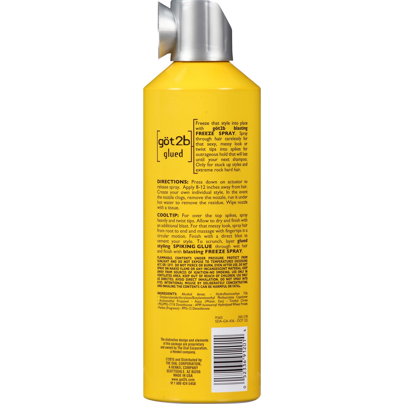 Got2b Glued Blasting Freeze Hair Spray - Shop Styling products ...