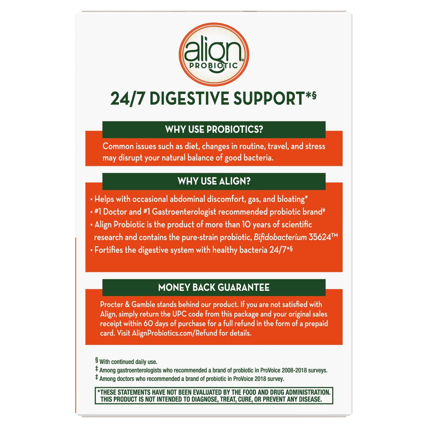 Align Probiotic Capsules, Probiotics for Digestive Health - Shop Diet ...