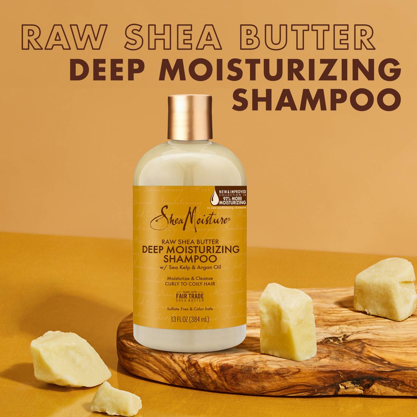 SheaMoisture Raw Shea Butter Deep Moisturizing Shampoo - Shop Shampoo ...