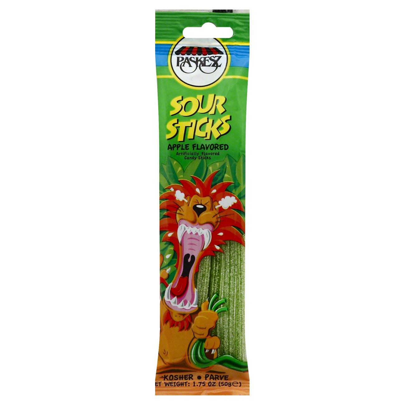 Paskesz Sour Sticks Apple Candy - Shop Candy at H-E-B
