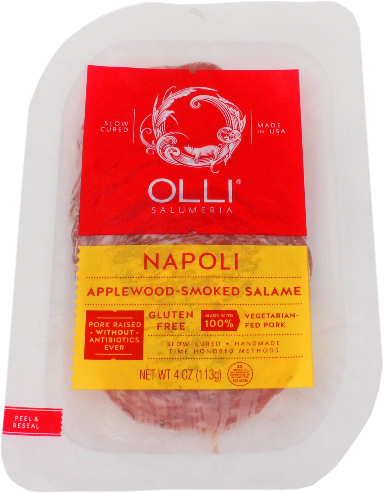 Olli Salumeria Sliced Napoli Salame - Shop Meat at H-E-B