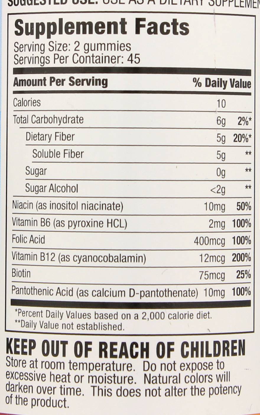 H-E-B Fiber & B-Vitamins Dietary Supplement Gummies - Shop ...