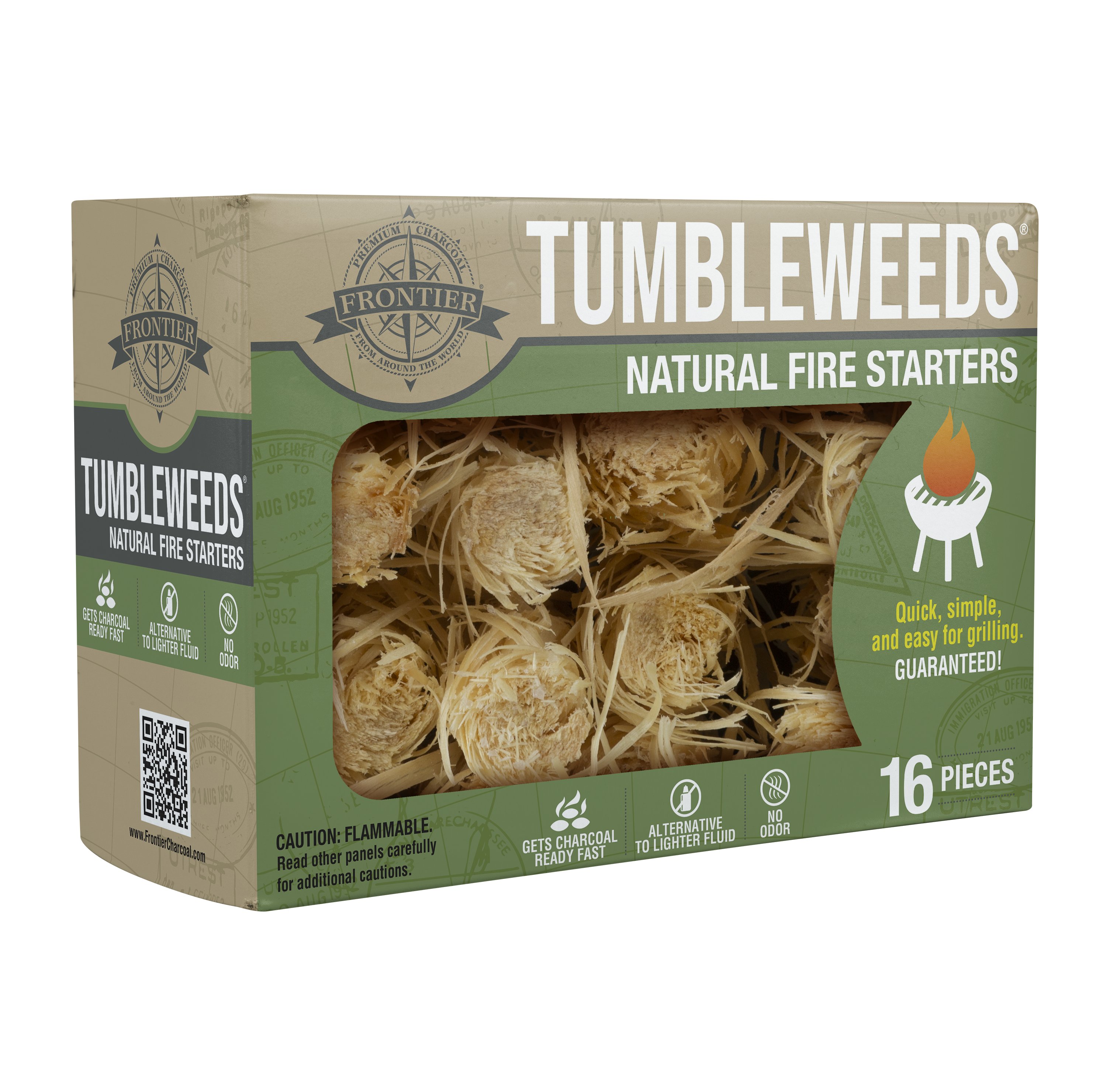 Frontier Tumbleweeds Natural Firestarters - Shop Lighters ...
