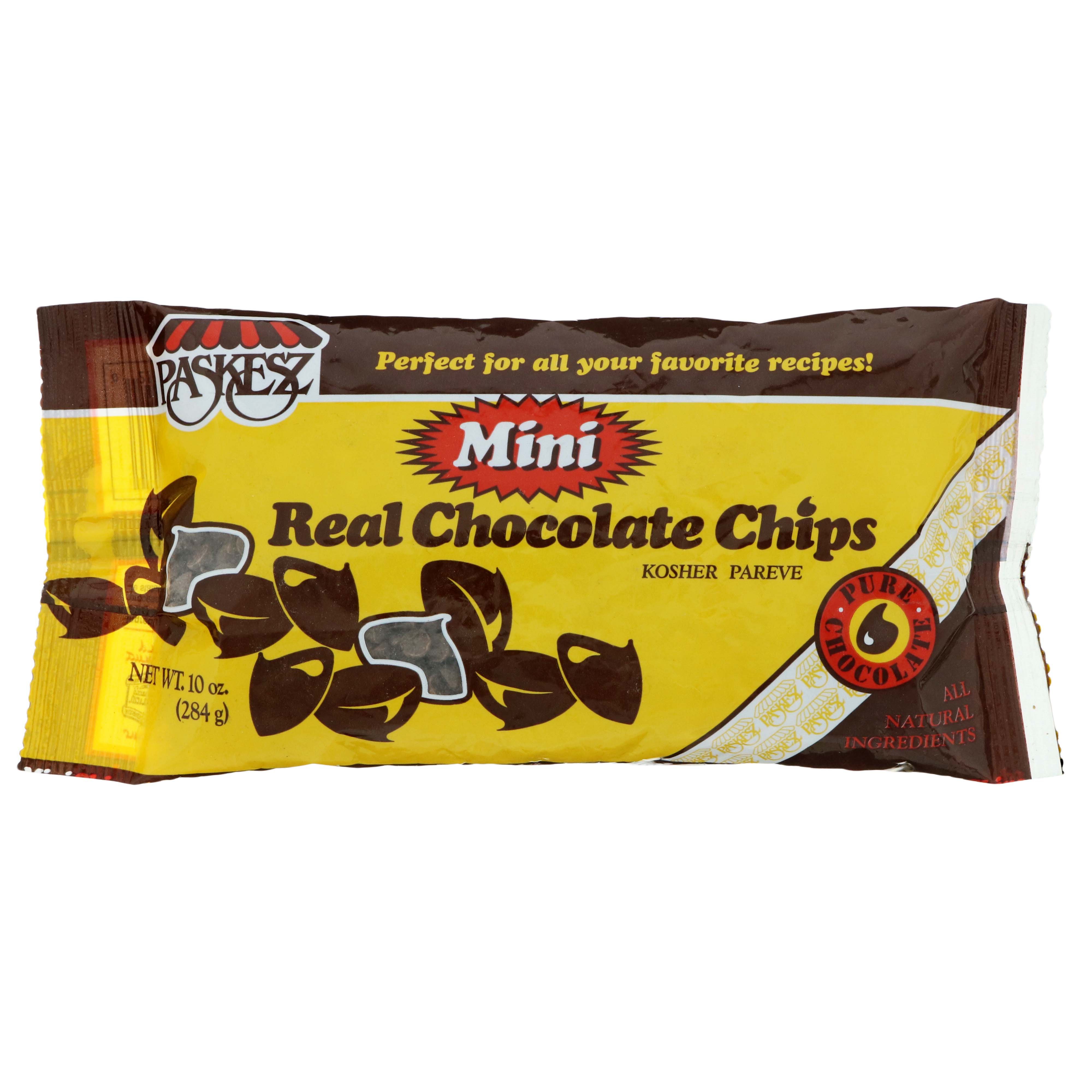Paskesz Kosher Mini Real Chocolate Chips - Shop Baking chocolate ...