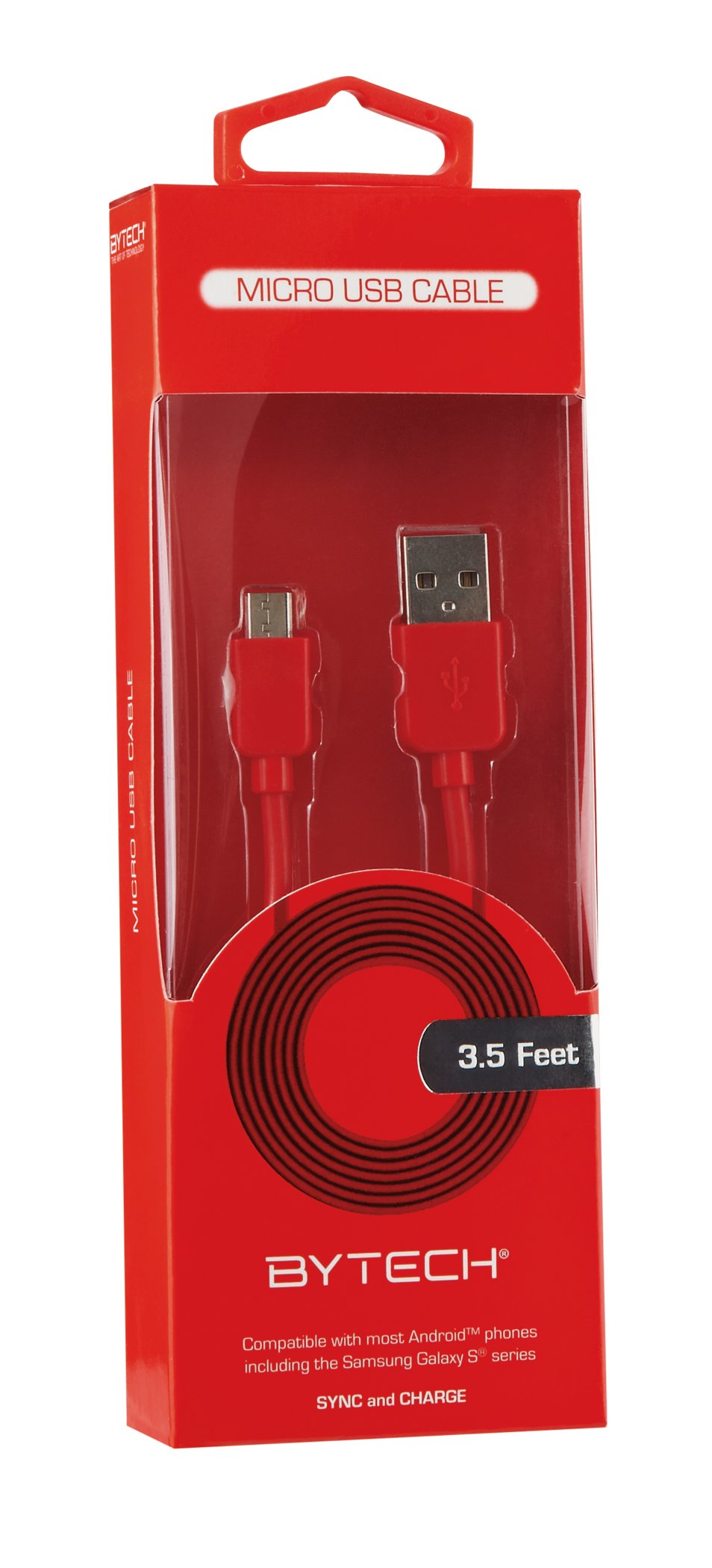 Bytech Micro USB Cable, 3.5 Feet Red - Shop at H-E-B