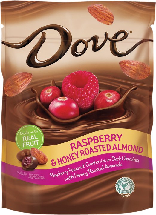 Dove Dark Chocolate Raspberry Almond Honey - Shop Candy at H-E-B
