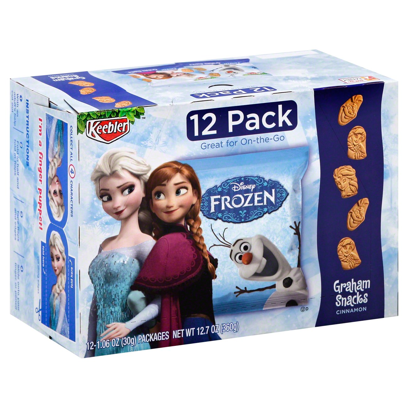 Keebler Disney Frozen Cinnamon Graham Snacks - Shop Cookies at H-E-B