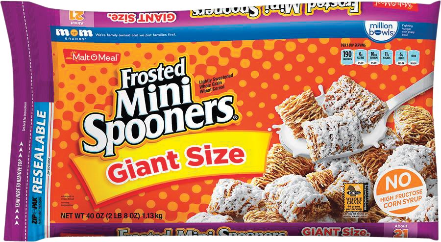 Malt-O-Meal Frosted Mini Spooners Giant Size - Shop Cereal at H-E-B