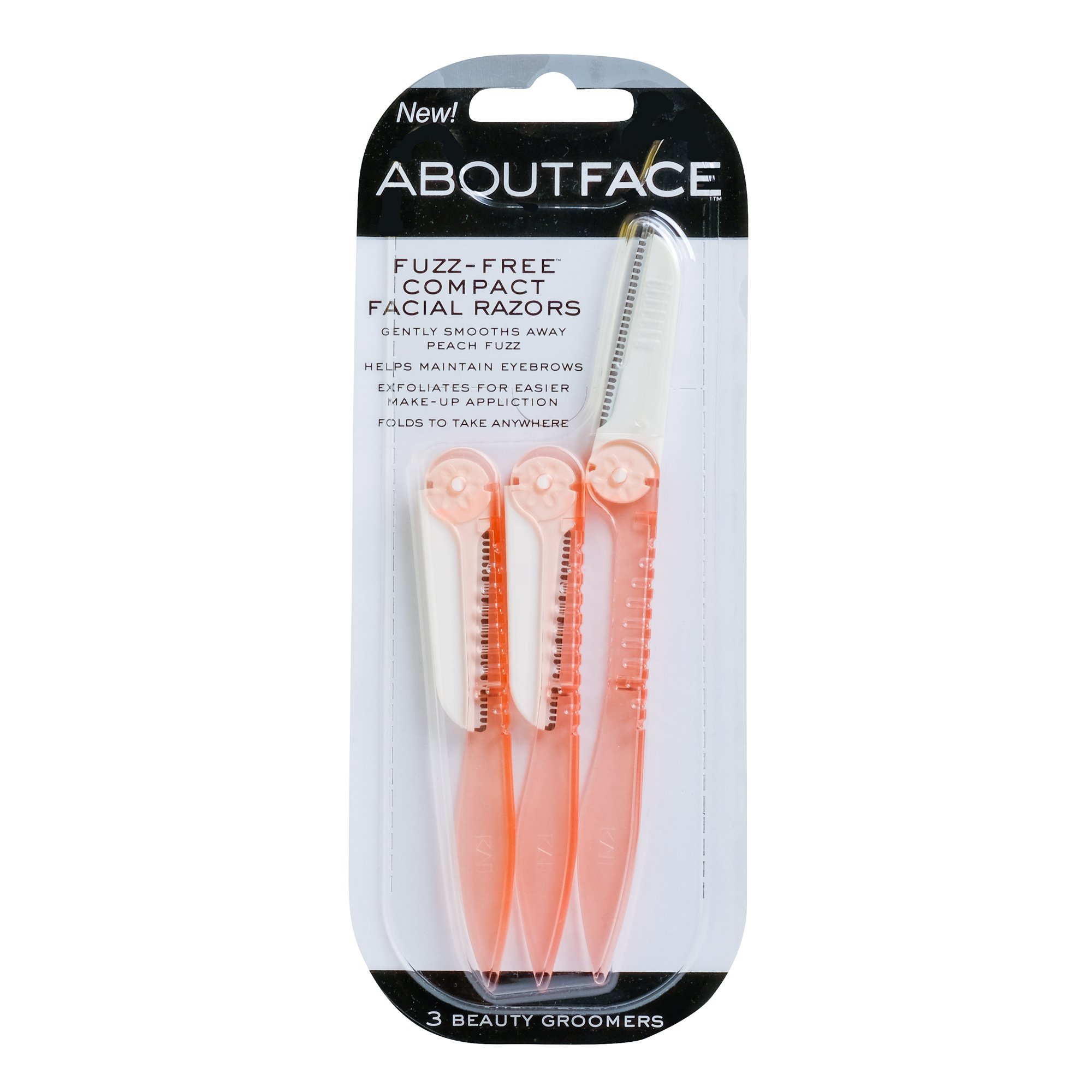 About Face Fuzz-Free Compact Facial Razors - Shop Razors & blades at H-E-B
