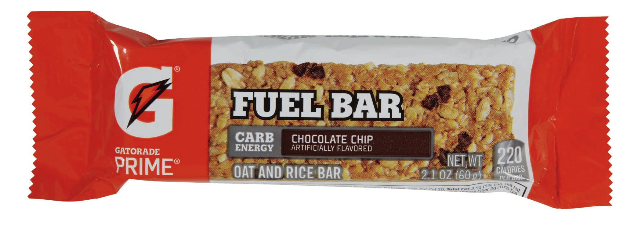 Gatorade Prime Fuel Bar, Chocolate Chip - Shop Granola & Snack Bars at ...