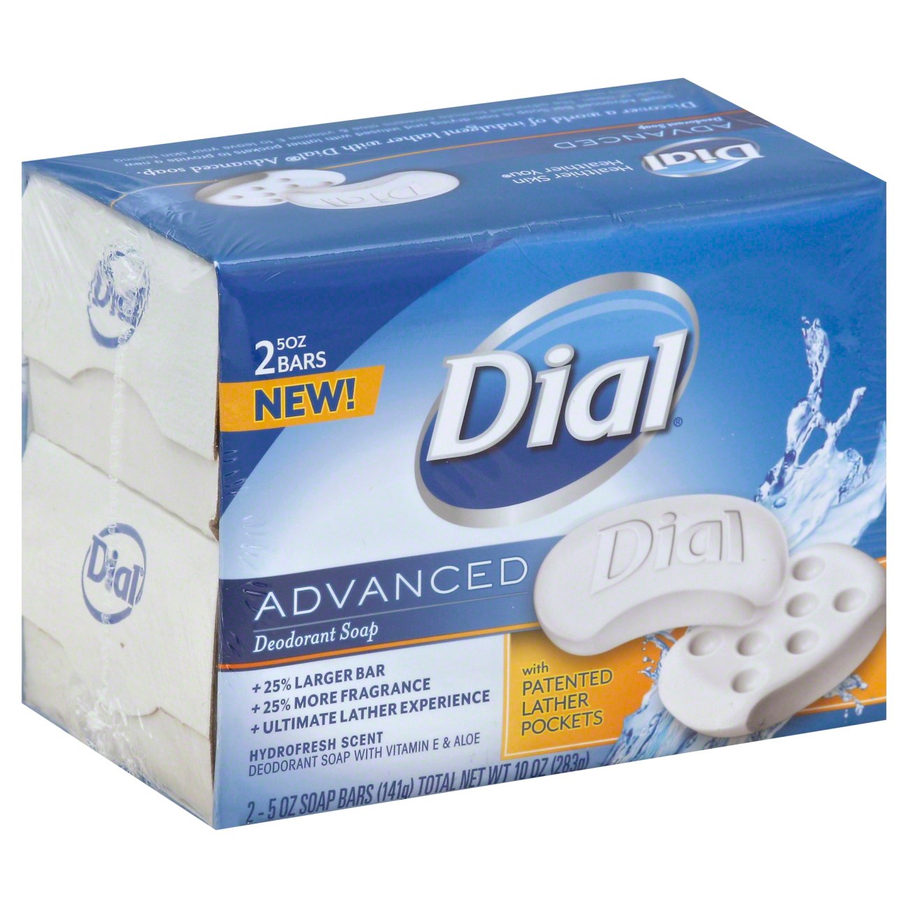 Dial Advanced Hydrofresh Soap Bars - Shop Cleansers & Soaps at H-E-B
