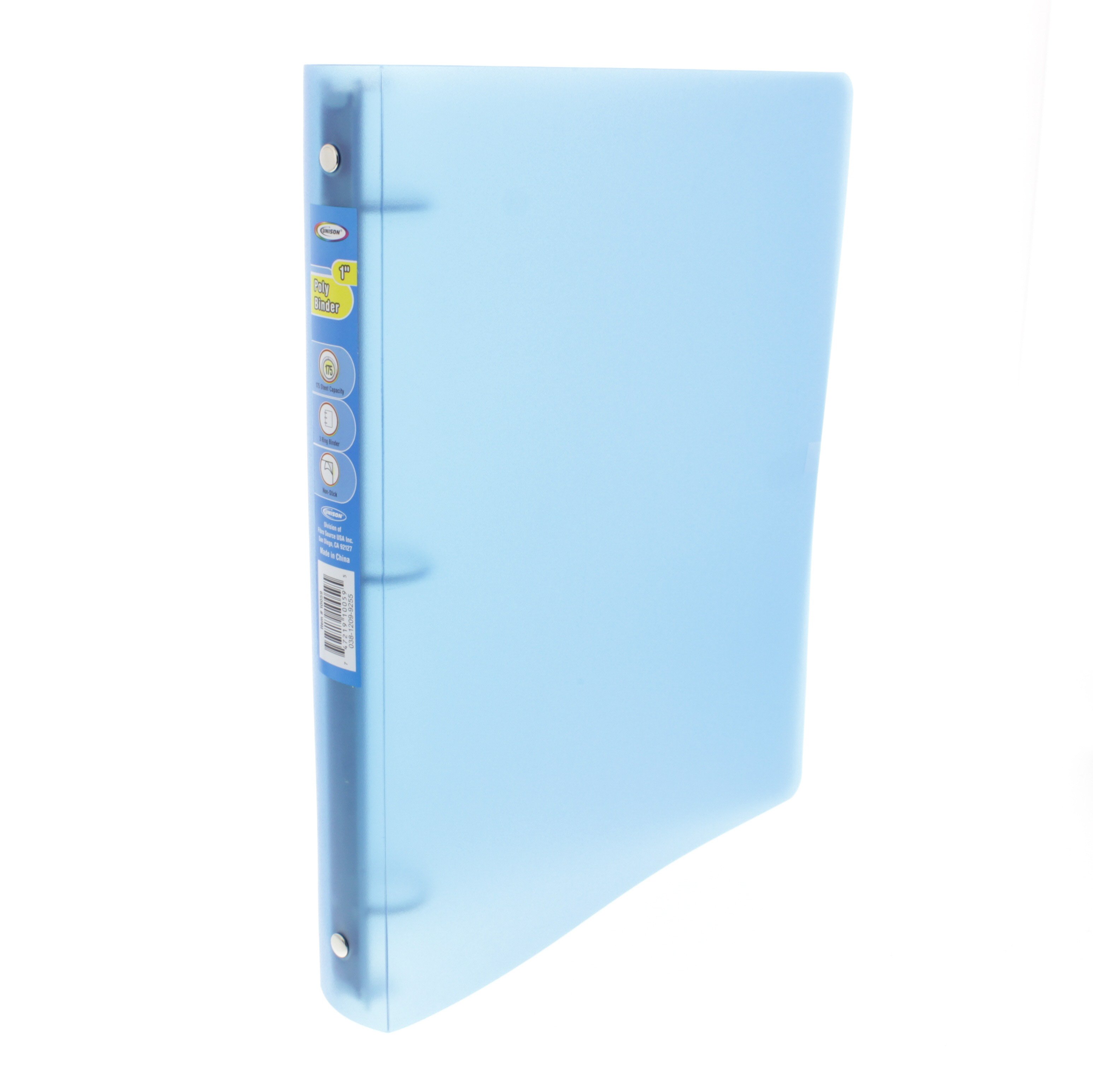 Unison Beautone 3 Ring Binder, Light Blue - Shop School & Office ...