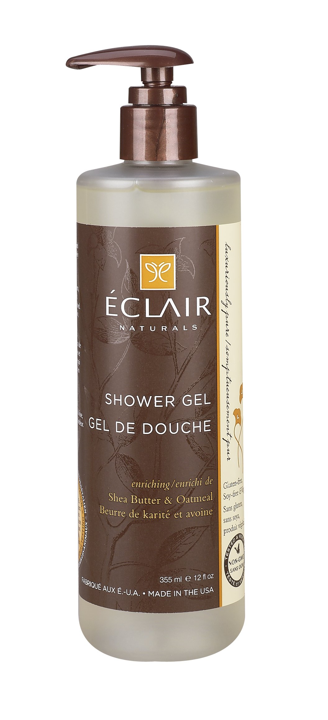 Eclair Naturals Shower Gel, Shea Butter and Oatmeal - Shop Body wash at ...