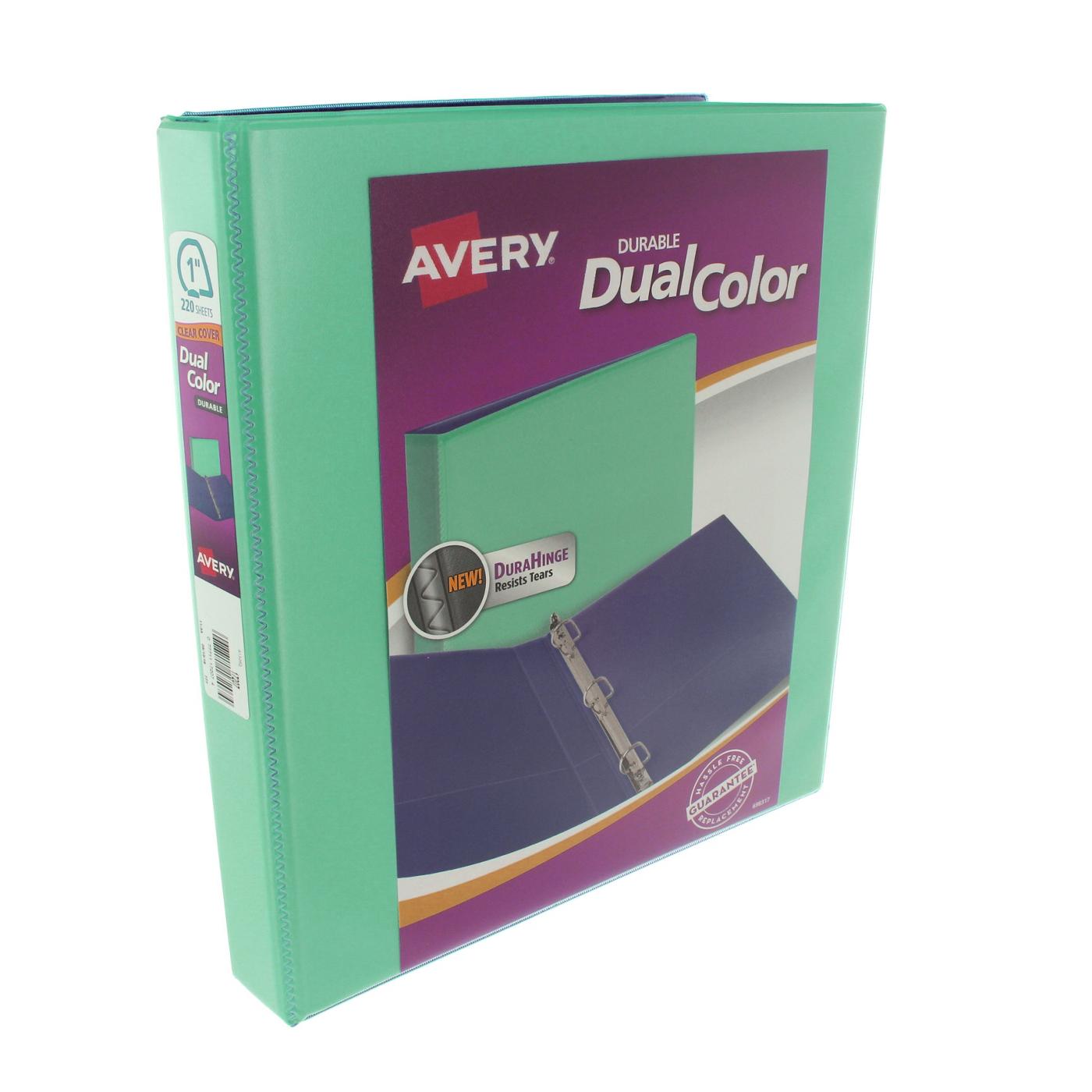 Avery Durable Dual Color Binder, Assorted Colors - Shop Binders at H-E-B