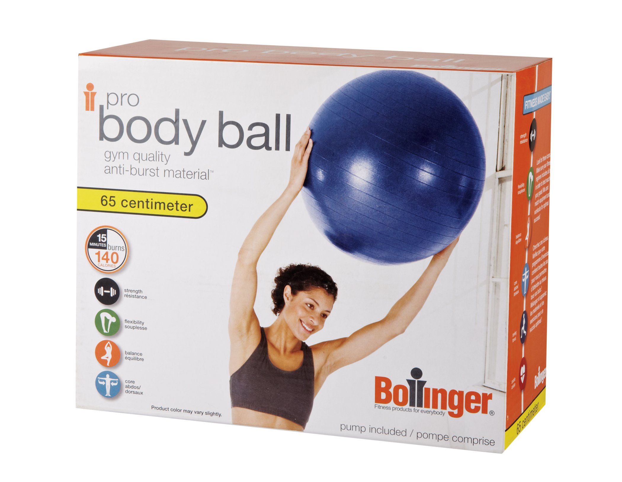 Bollinger Pro Body Ball 65 CM with Pump - Shop Fitness & sporting goods ...