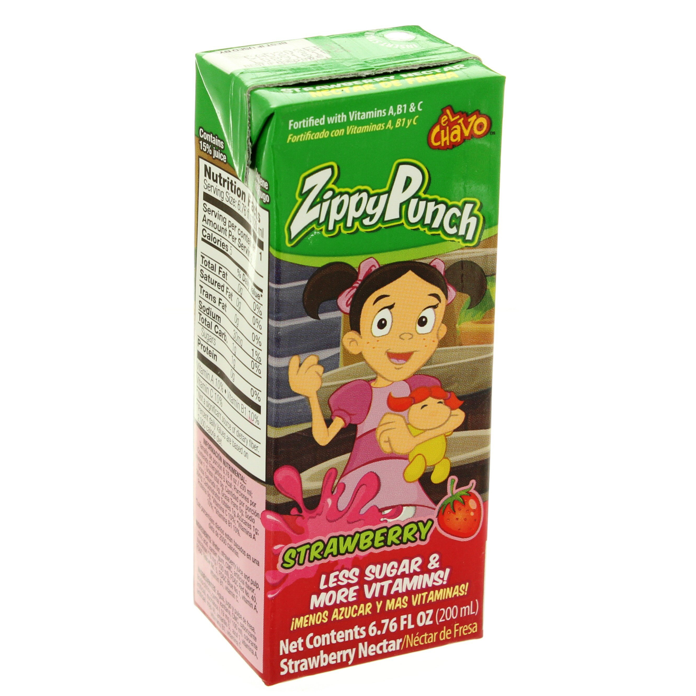 Zippy Punch Strawberry Nectar Drink - Shop Juice at H-E-B