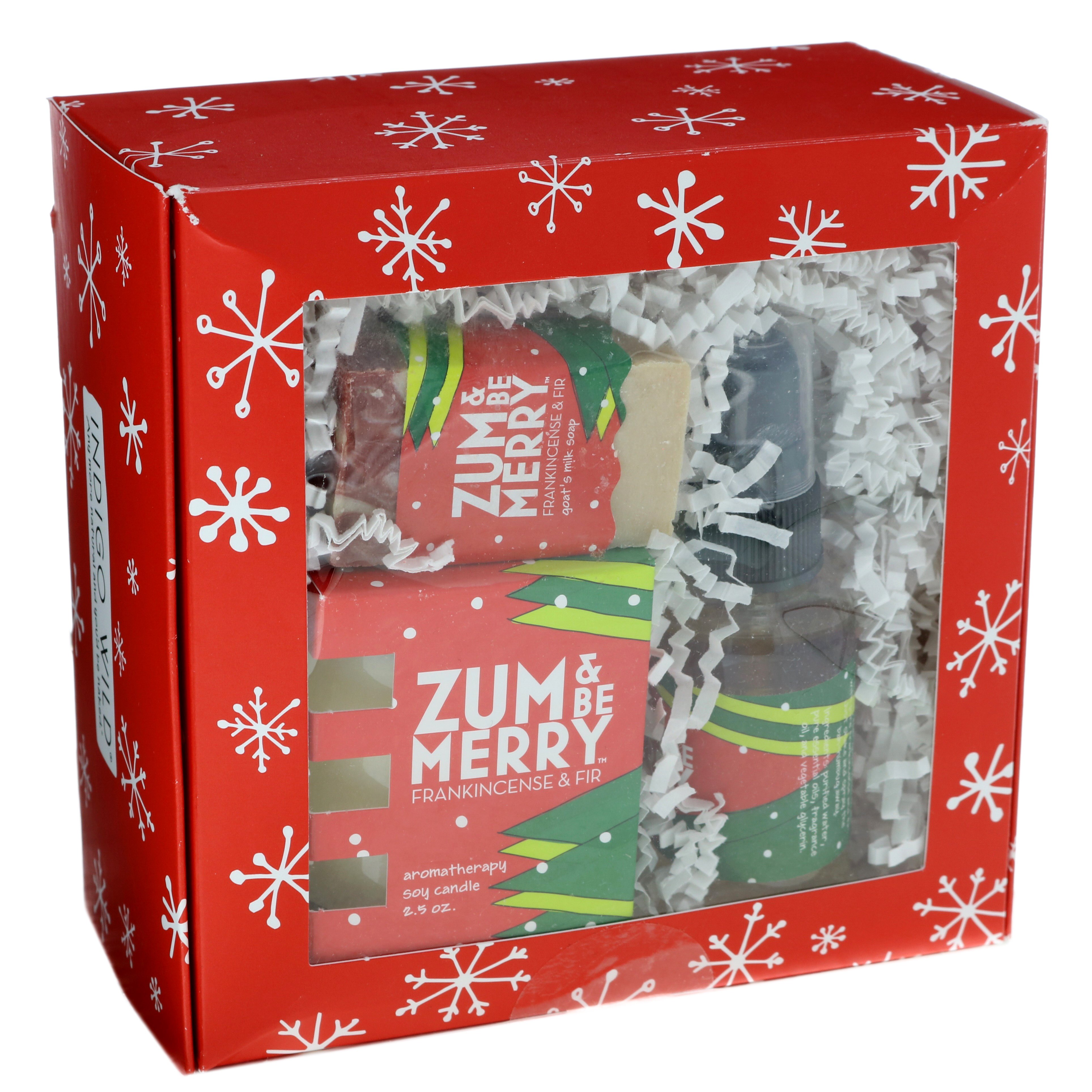 Indigo Wild Frankincense & Fir Zum & Be Merry Gift Set - Shop Hand ...