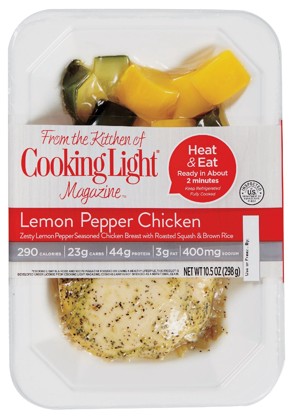 Cooking Light Lemon Pepper Chicken with Vegetables and Brown Rice ...