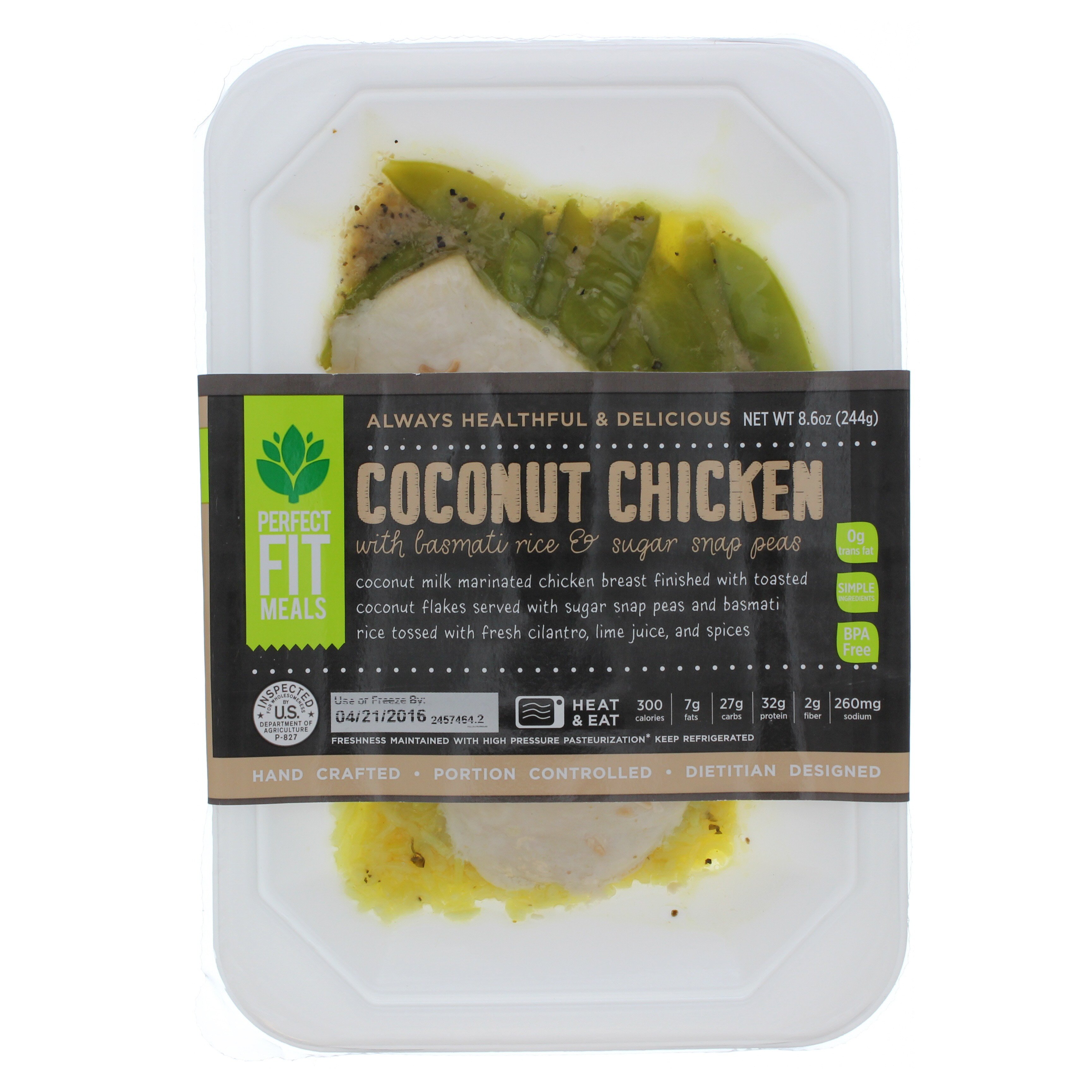Perfect Fit Meals Coconut Chicken - Shop Entrees & sides at H-E-B