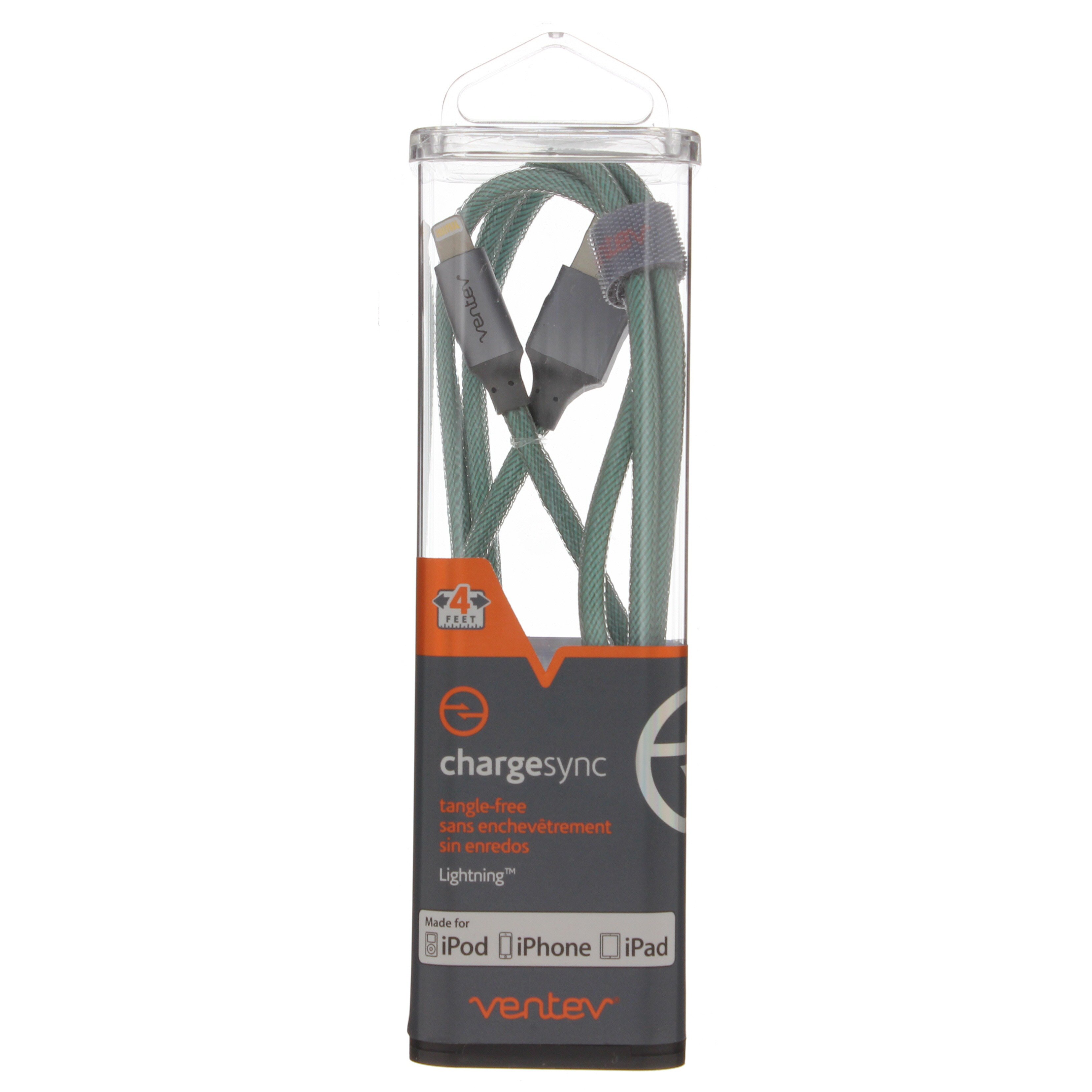 Ventev 4FT Charge Sync Lightning USB, Jade - Shop at H-E-B