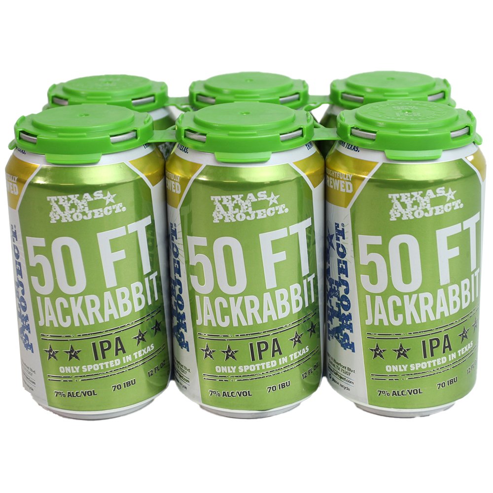 Texas Ale Project 50 Ft Jackrabbit IPA Craft Beer 6 pk Cans - Shop Beer ...