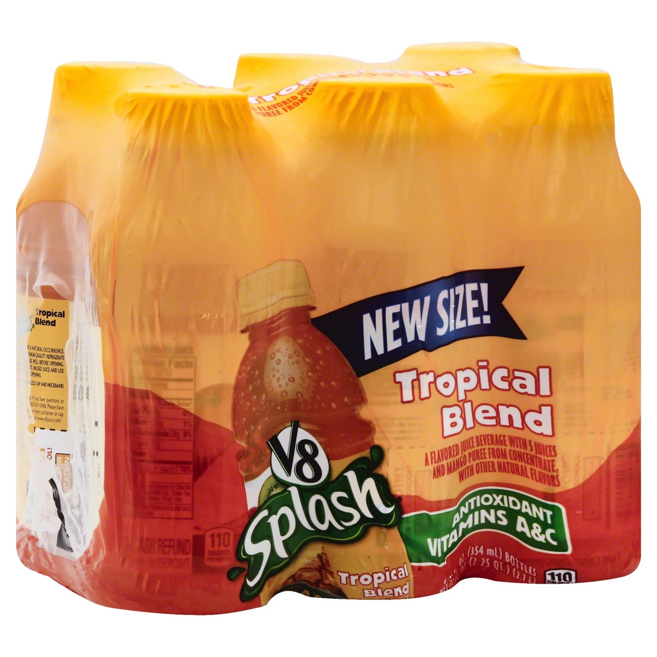 V8 Splash Tropical Blend Juice Beverage, 6 PK - Shop Juice at H-E-B